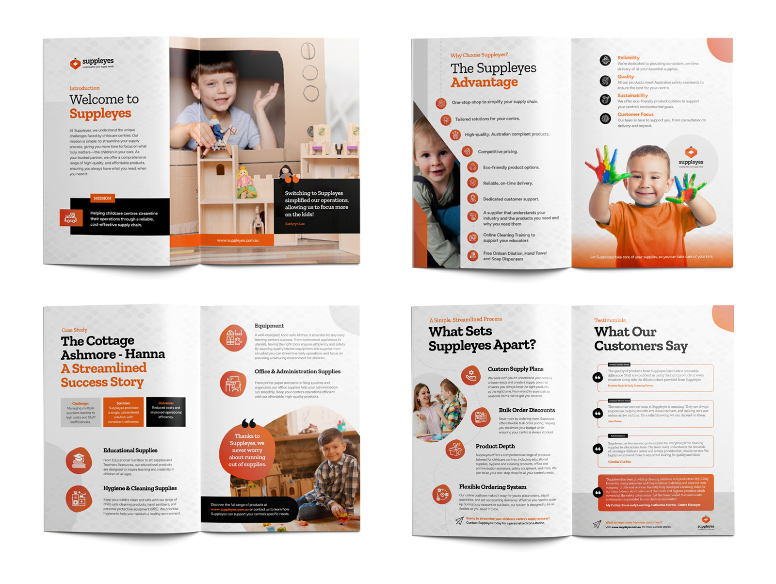 Childcare Center Brochure Design by Akil Mazumder on Dribbble