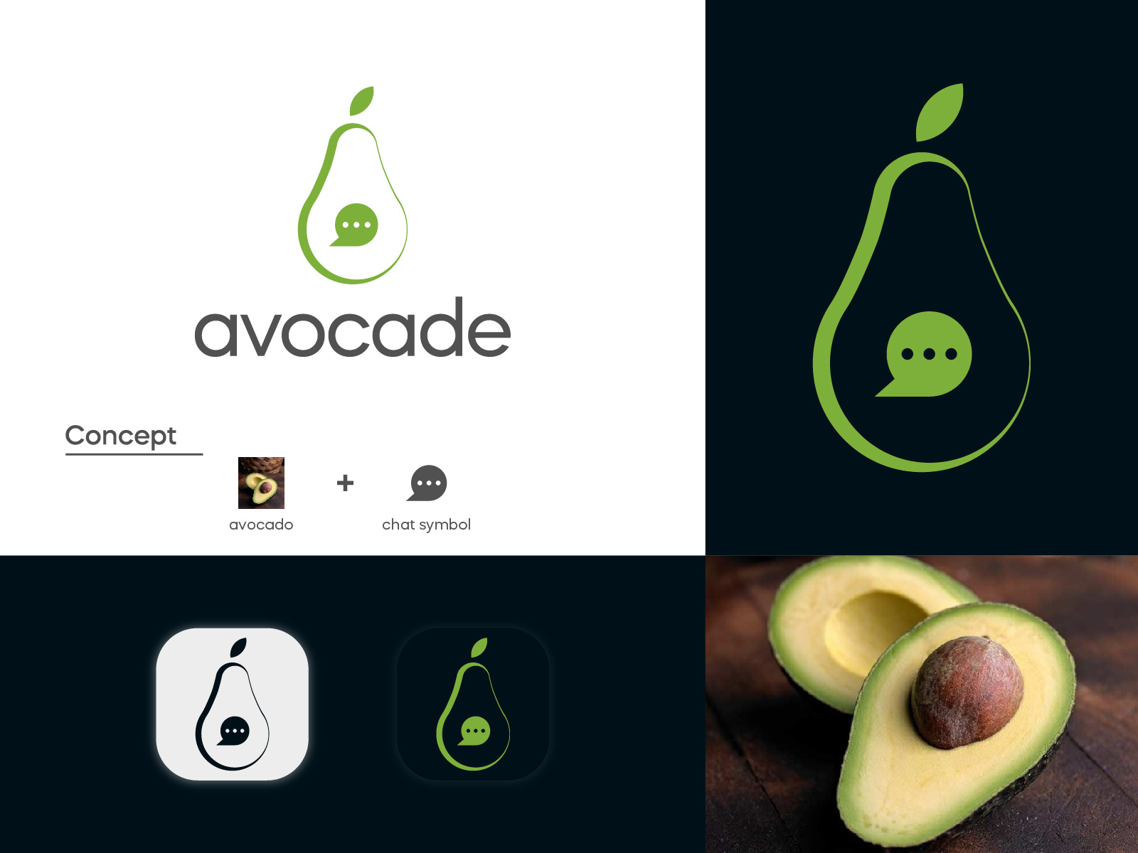 Branding / Modern / Minimalist / Messaging App Logo by Design Burg for ...