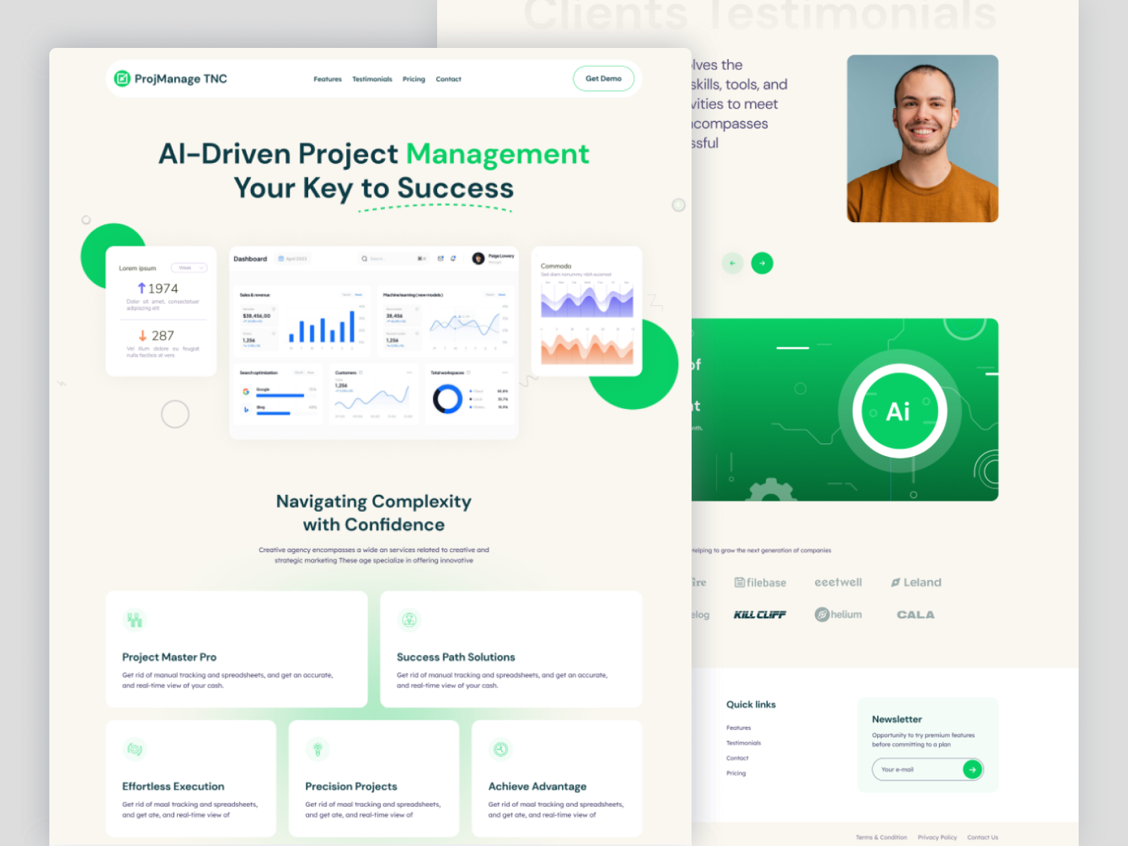 ProjManage TNC - Technology Website Template by TNCFlow for ThemeNcode ...