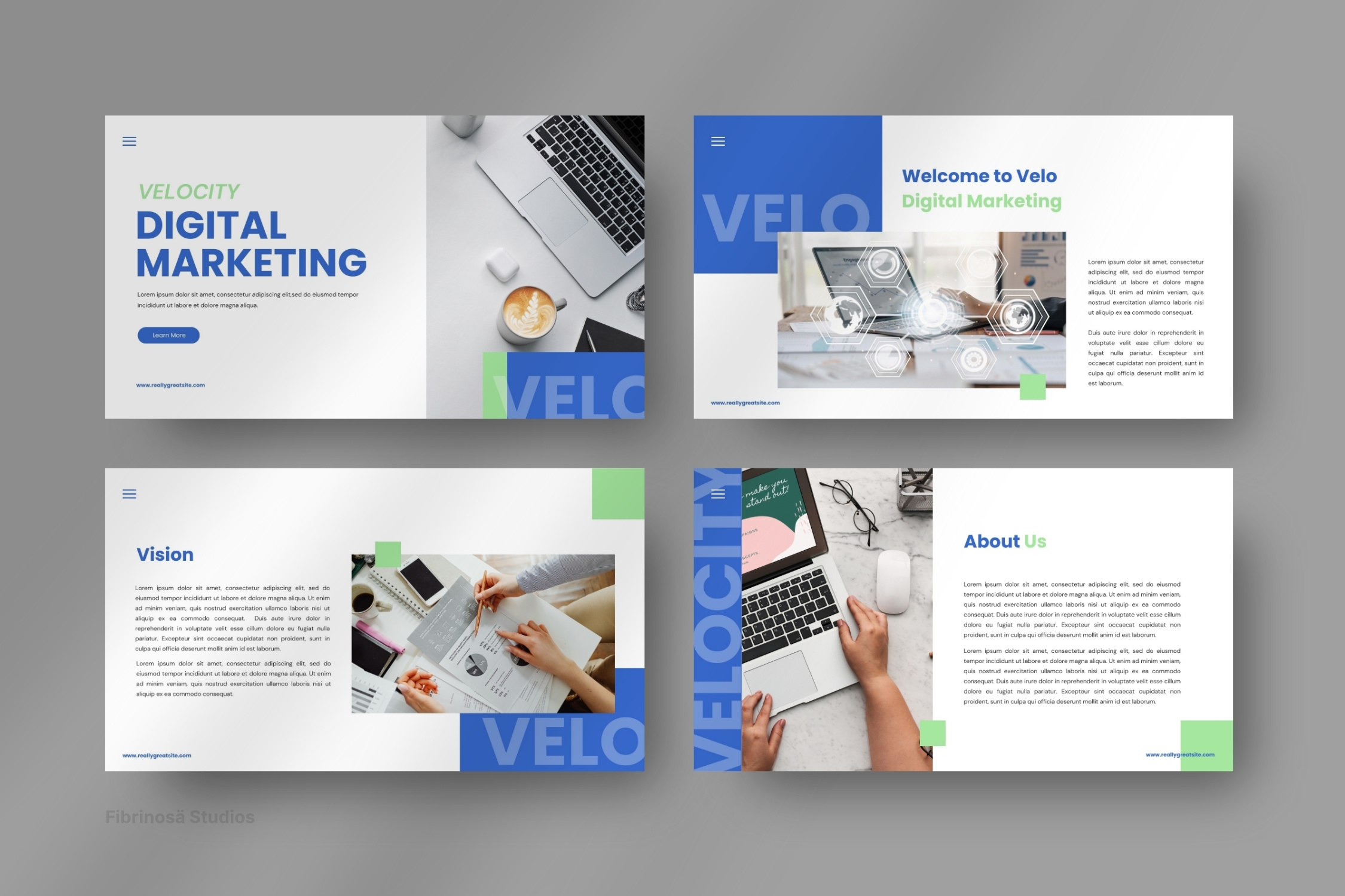 Velocity - Digital Marketing PowerPoint by Fibrinosa Studios on Dribbble