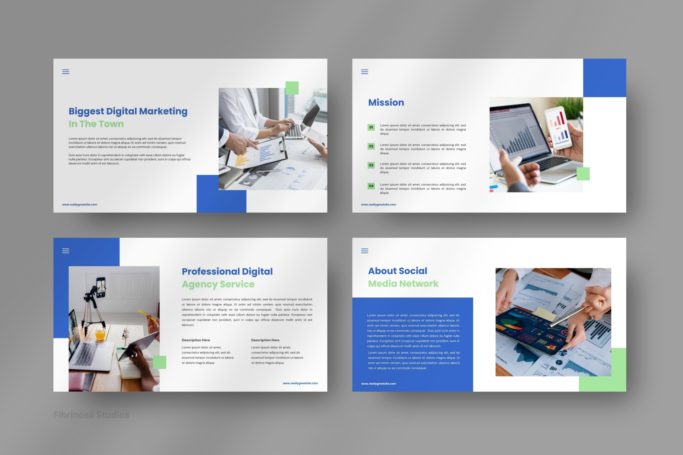 Velocity - Digital Marketing PowerPoint by Fibrinosa Studios on Dribbble
