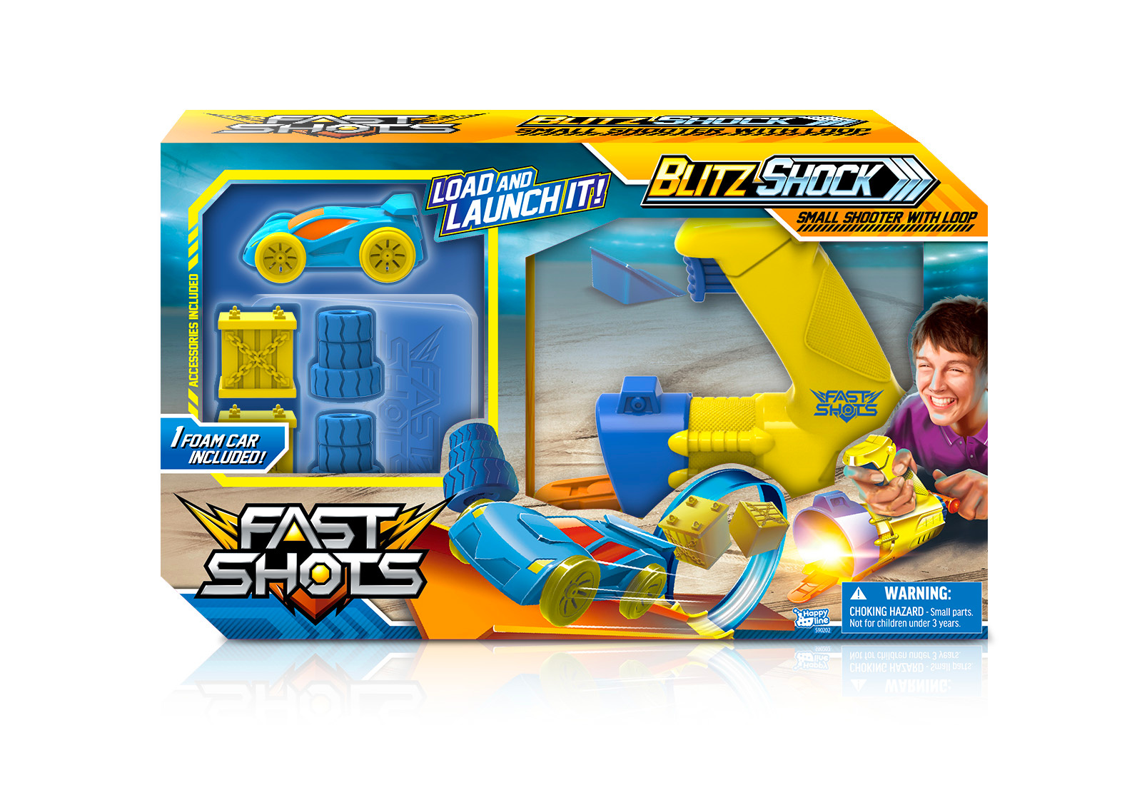 Mini-Car Blaster Gun Packaging by Fred Pang on Dribbble