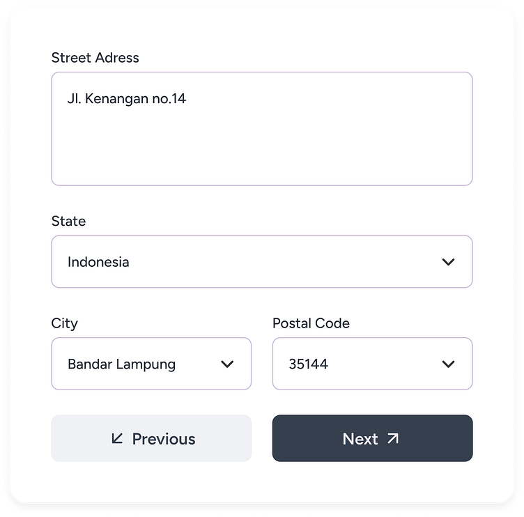 Stepper Component – Visual Progress Tracker by fajari bagas on Dribbble