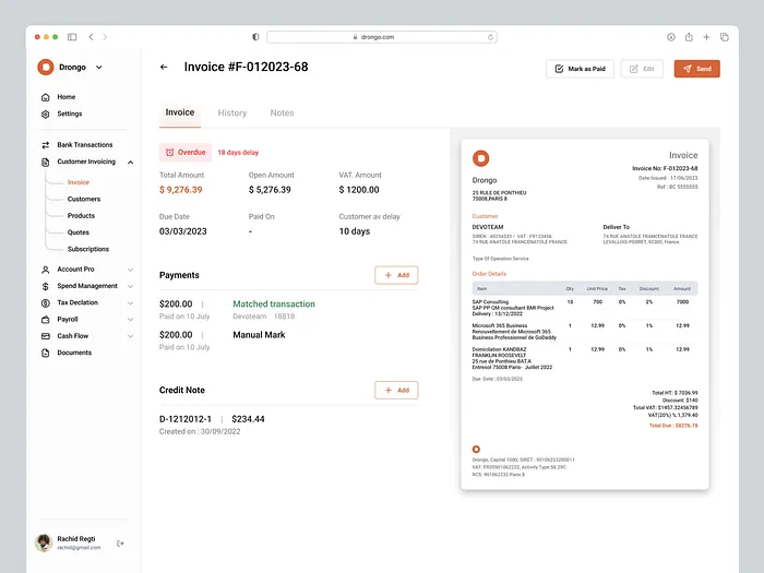 Invoice UI designs, themes, templates and downloadable graphic elements ...