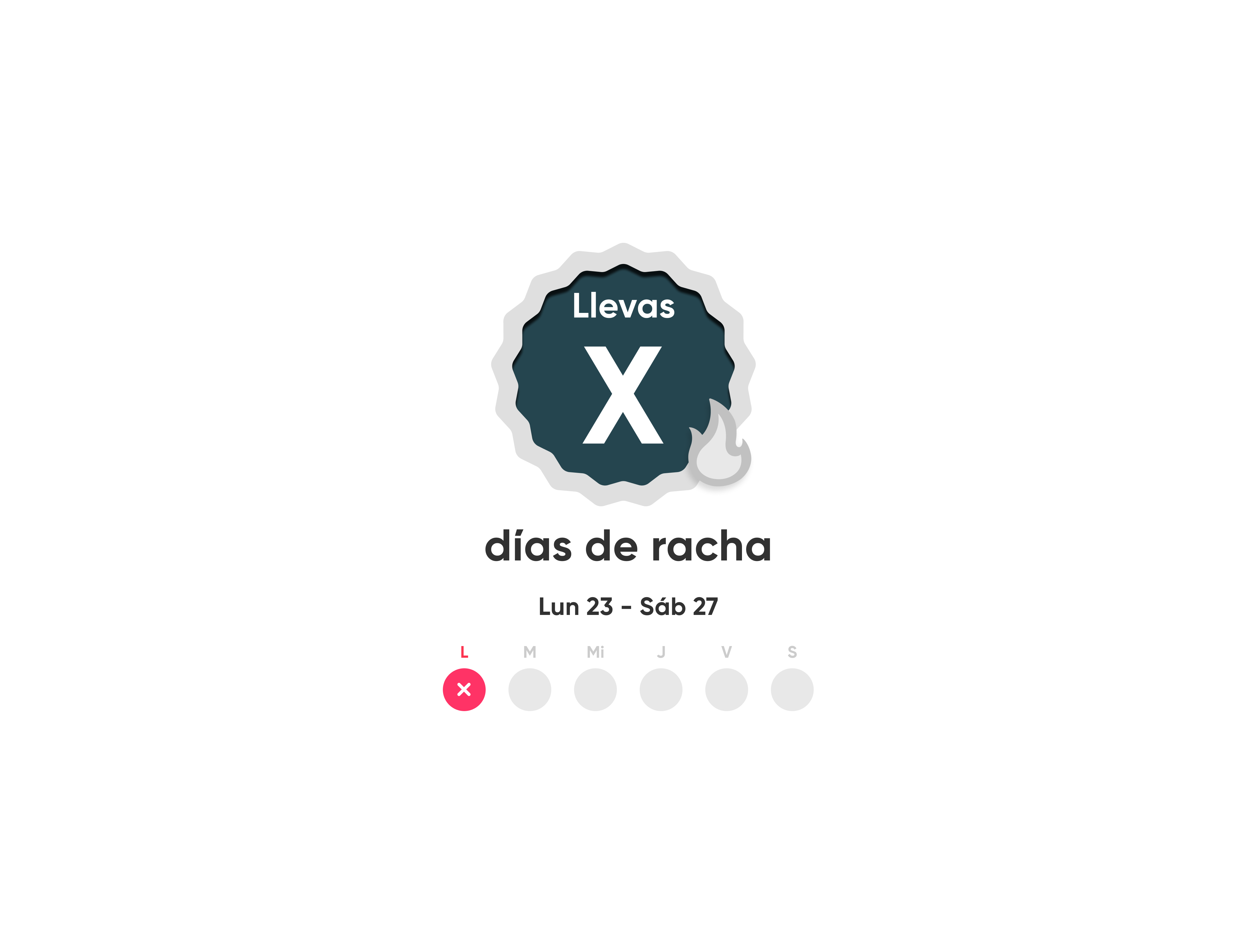 Streak feature by Juan David Losada on Dribbble