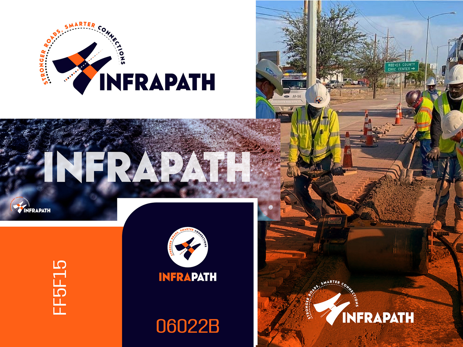 INFRAPATH – Constraction Logo Design by Bappi Roy on Dribbble