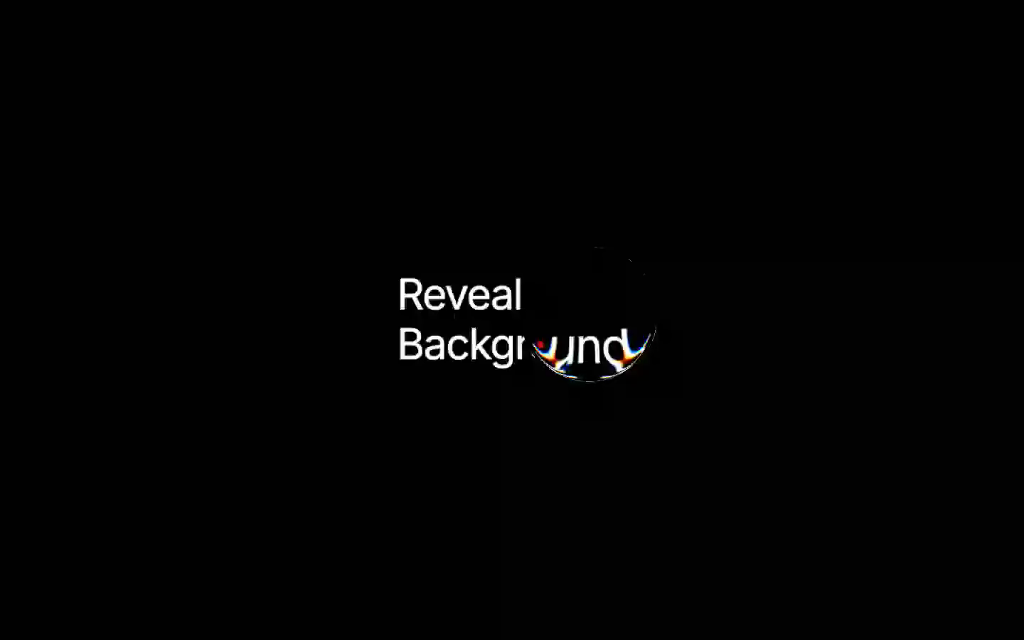 Reveal Background Effect by Fedir Davydov on Dribbble