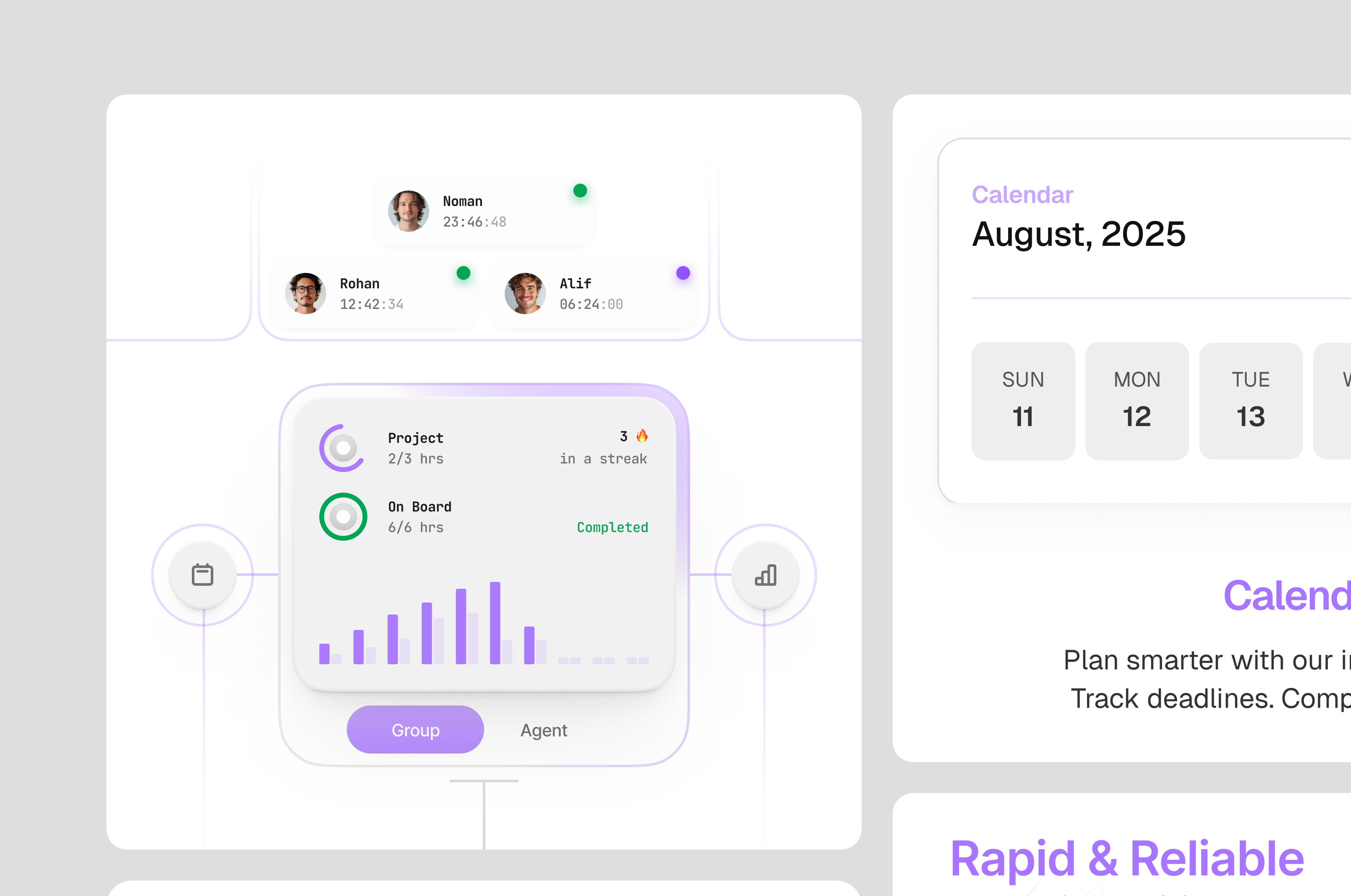 Bento Style UI Task, Time & Blockchain by ABDULLAH ALL NOMAN on Dribbble