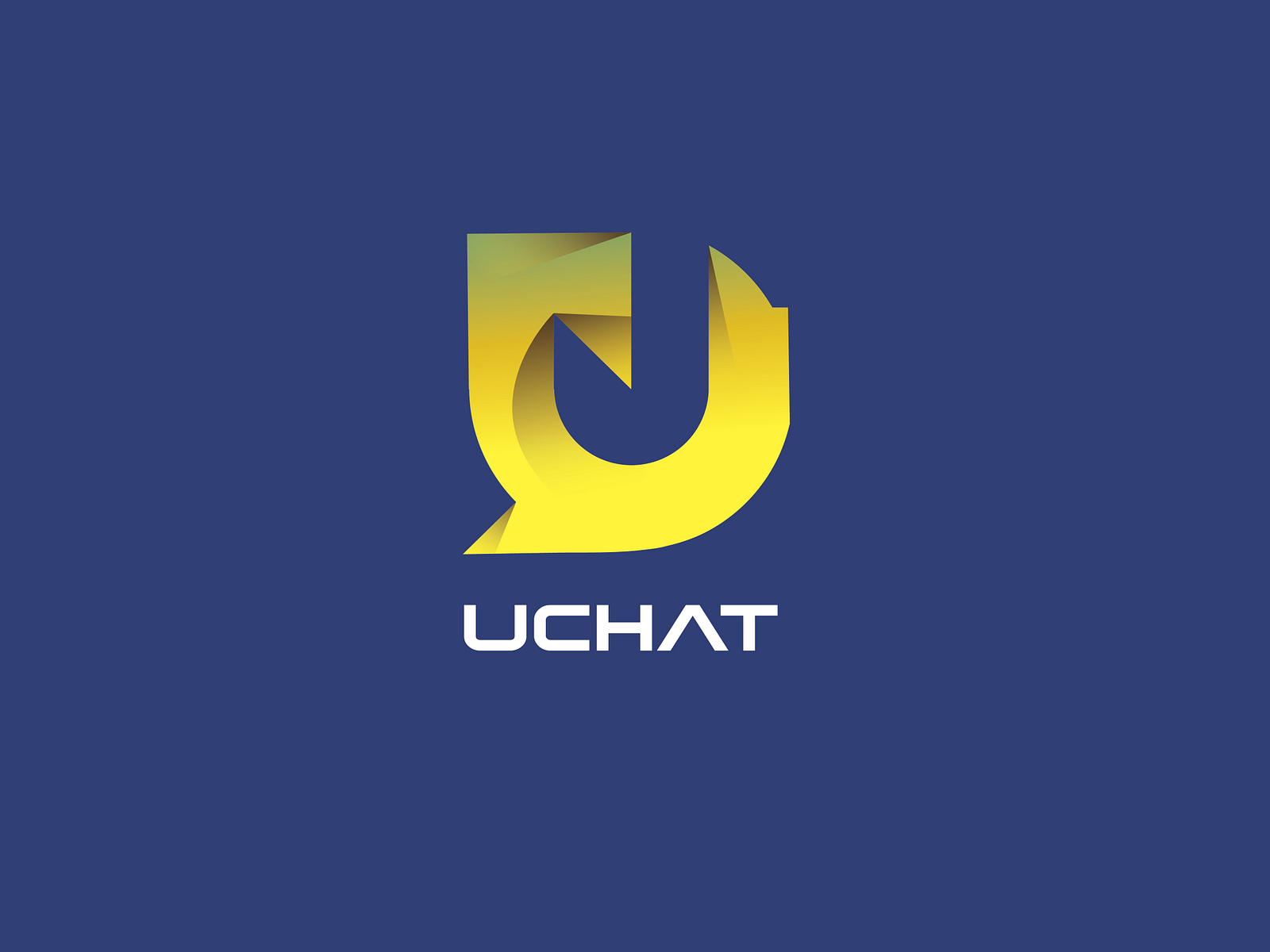 Letter U+chat logo design by parvin shultana on Dribbble