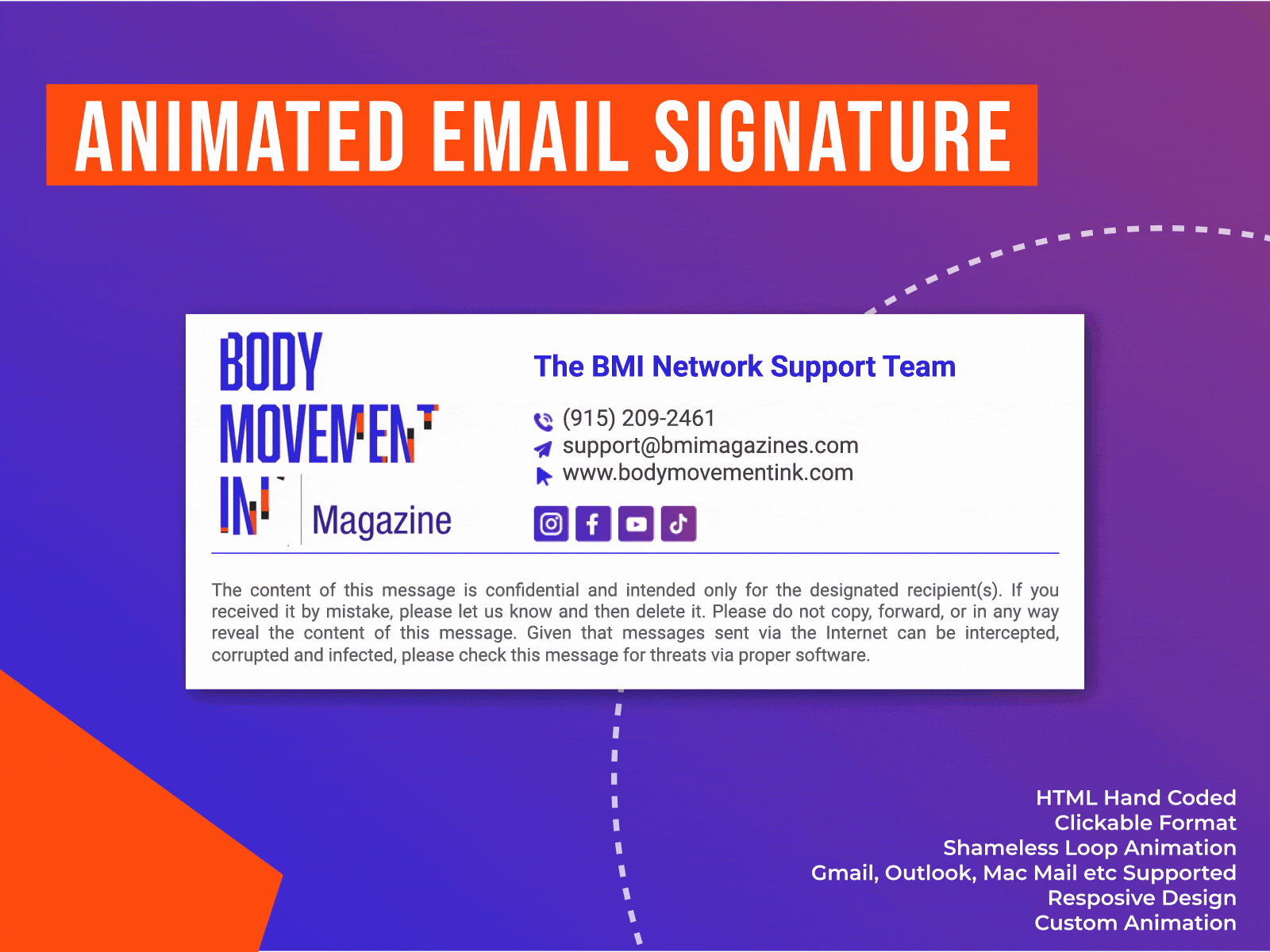 Animated Email Signature designs, themes, templates and downloadable ...