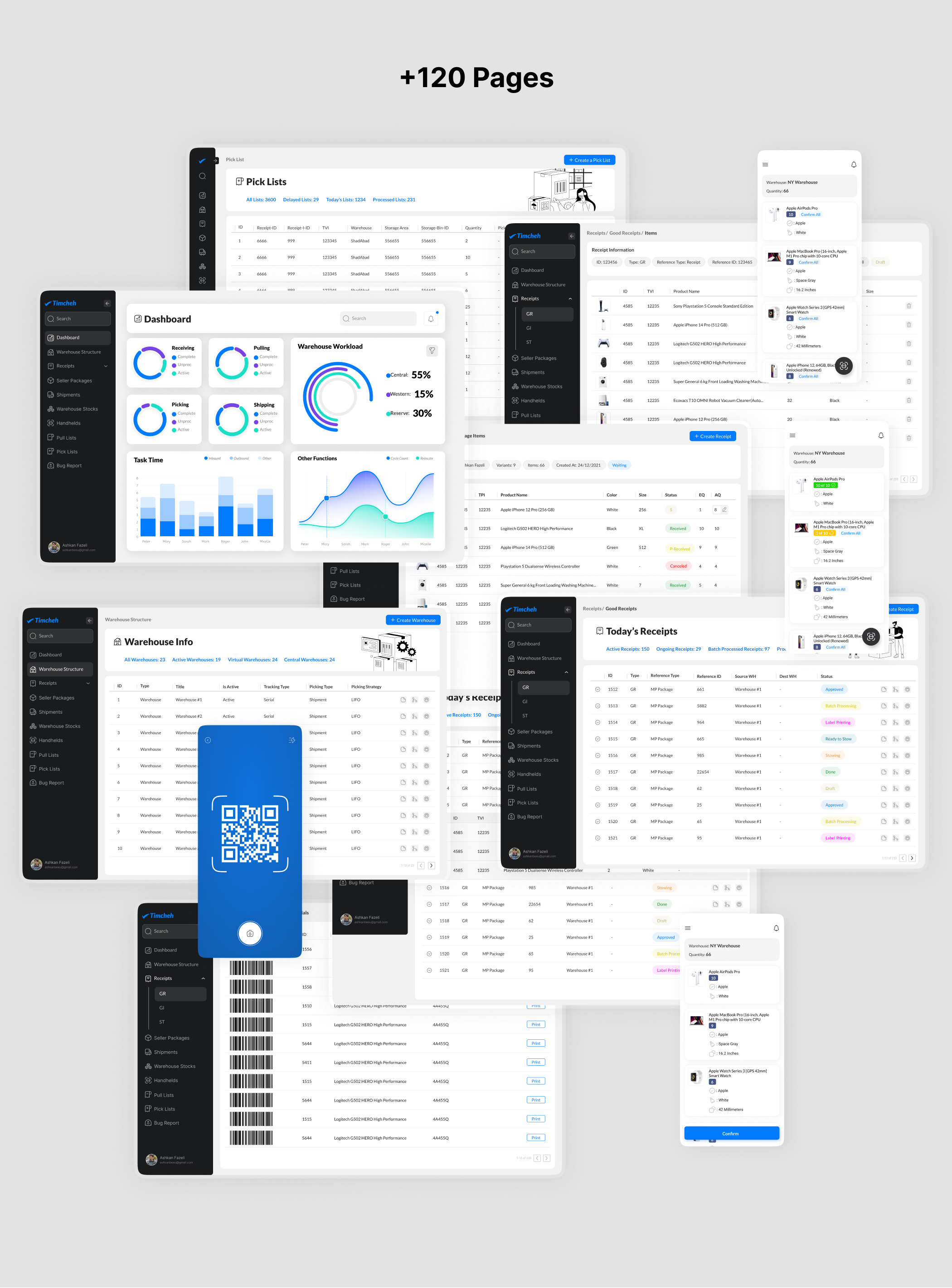 Warehouse Management System - Case Study by Ash Fazeli on Dribbble