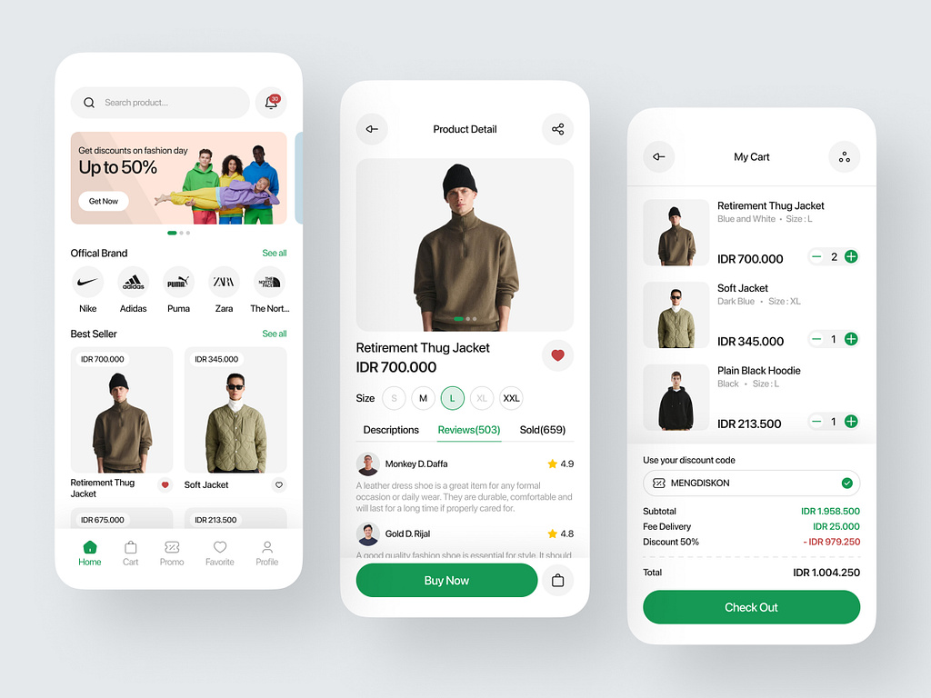 Fashion Store Mobile App by Rafi for Caraka on Dribbble
