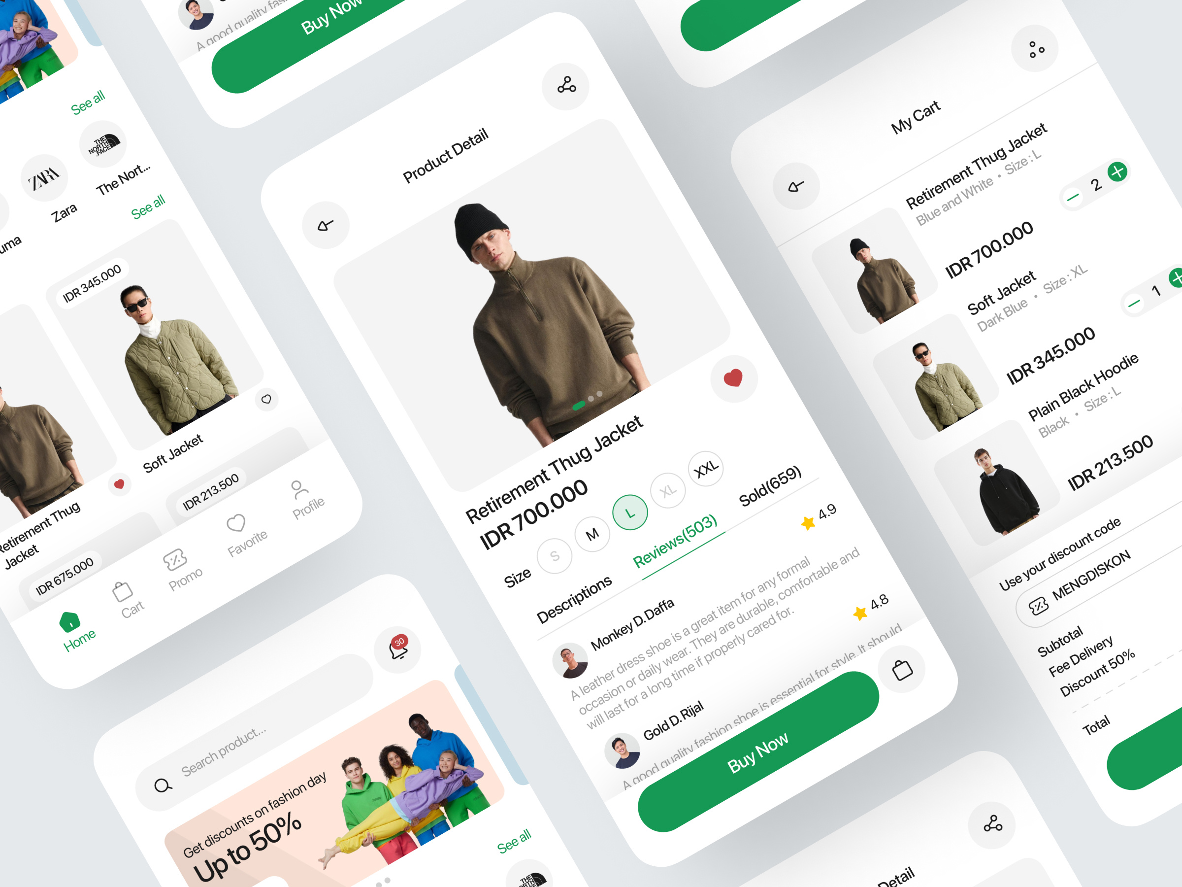Fashion Store Mobile App by Rafi for Caraka on Dribbble