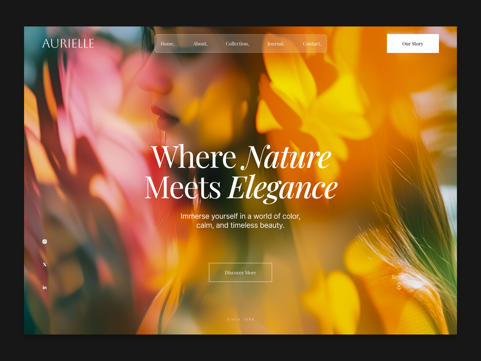 Luxury Skincare / Lifestyle Website – Elegant Web Design by Ismael ...