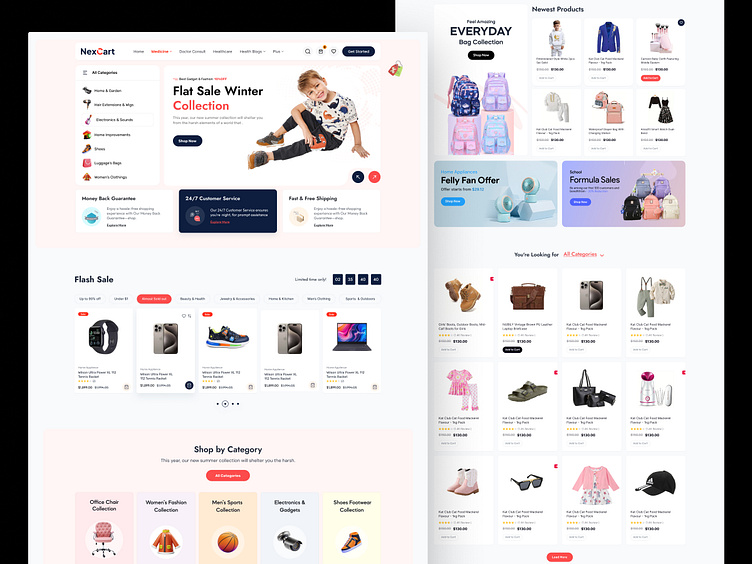 Modern Multi-Vendor eCommerce Website | Online Store | Shop UI by ...