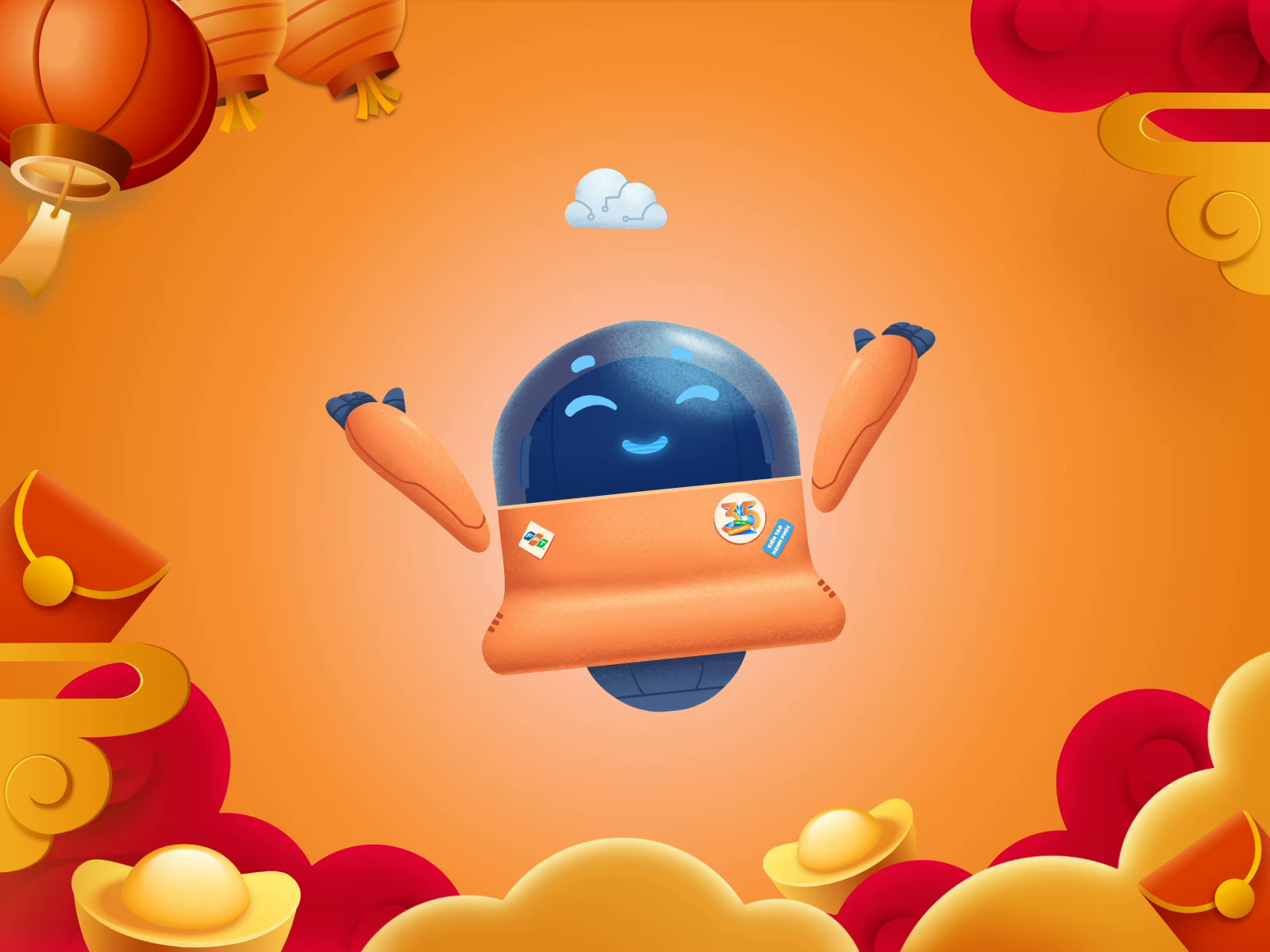 Mascot FPT 35 years by HoangFaust on Dribbble