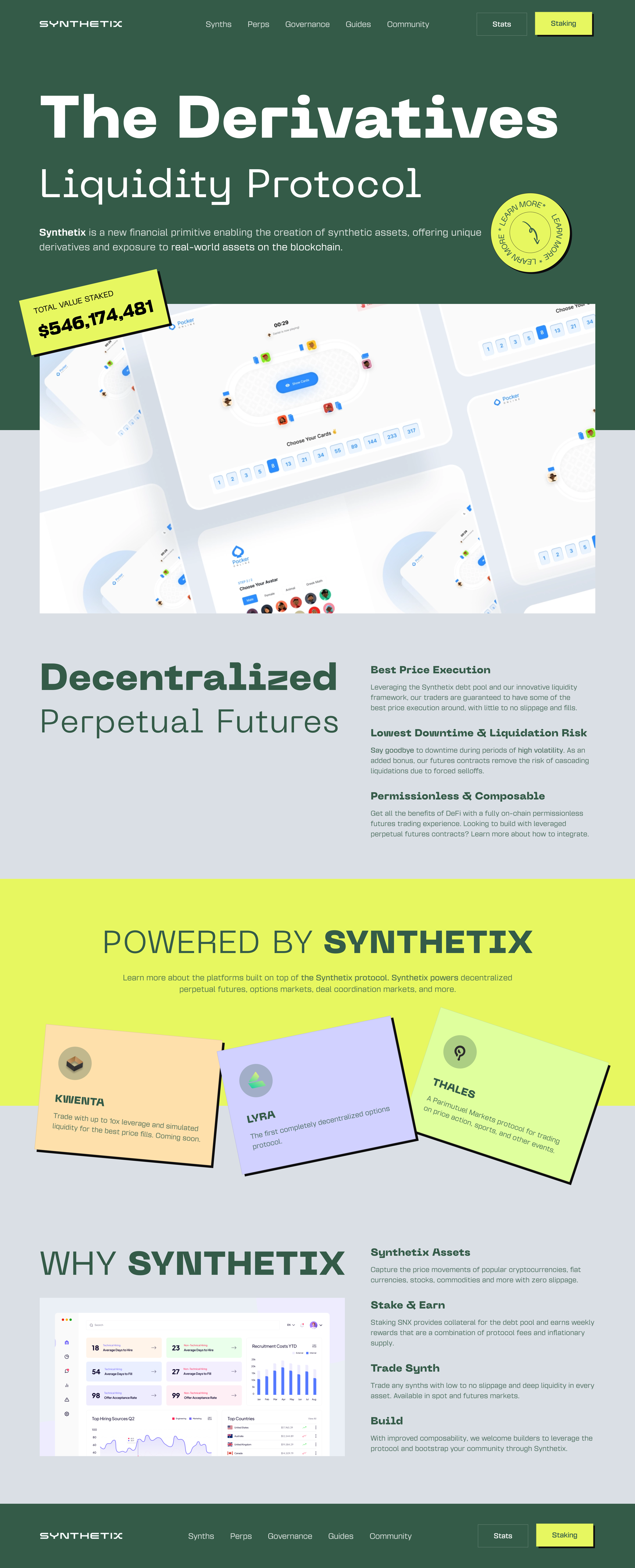 DeFi Landing Page Redesign - SYNTHETIX by Arafat Mahfuz 🔥 on Dribbble