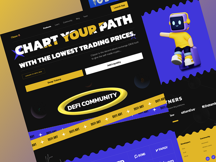 DEFI Landing Page Redesign by Afzal Masud 🔥 for ITO Team on Dribbble DEFI Landing Page Redesign by Afzal Masud 🔥 for ITO Team on Dribbble