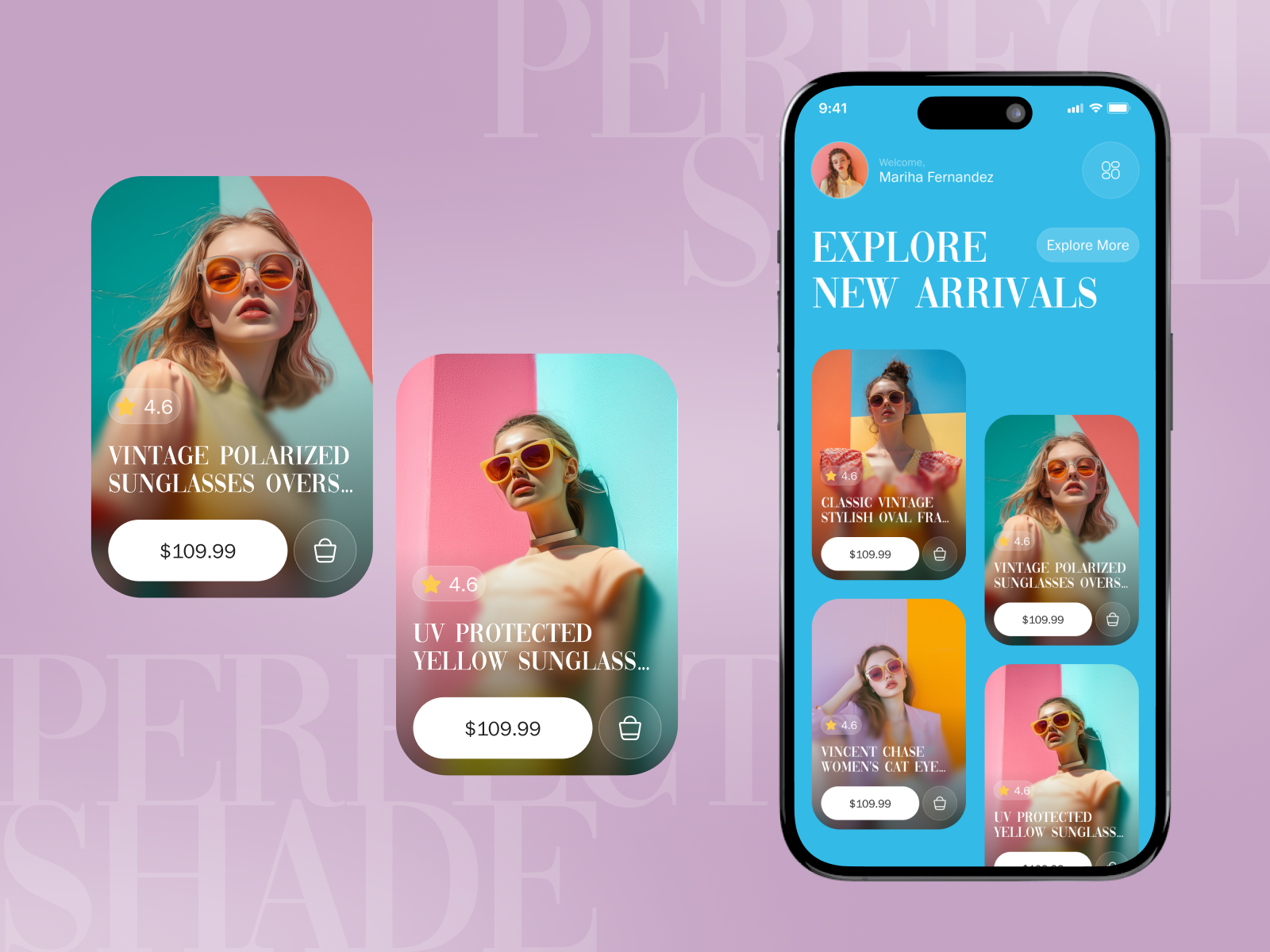 Sunglasses Shopping Mobile App by Beadaptify on Dribbble