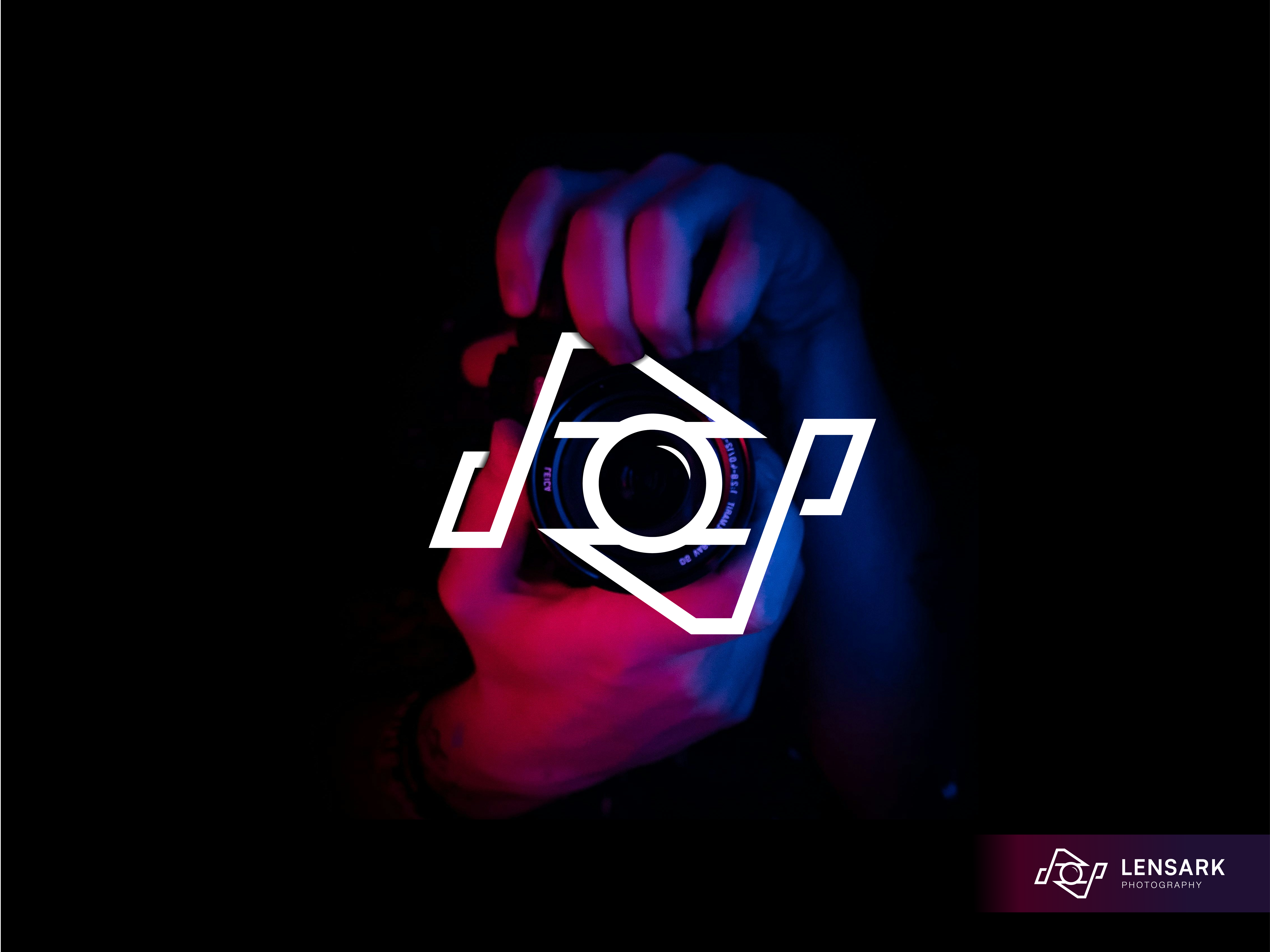 🎥 Lensark — Photography Logo Design Concept by Tahmin Sathy on Dribbble