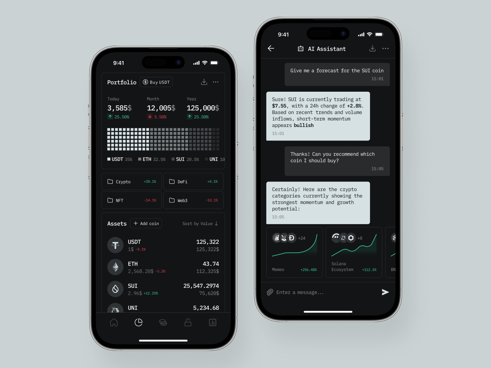 Cryptocurrency Trading Mobile App UI Design by Ronas IT | UI/UX Team on ...