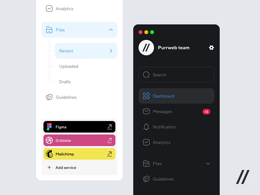 Browse thousands of Sidebar images for design inspiration | Dribbble