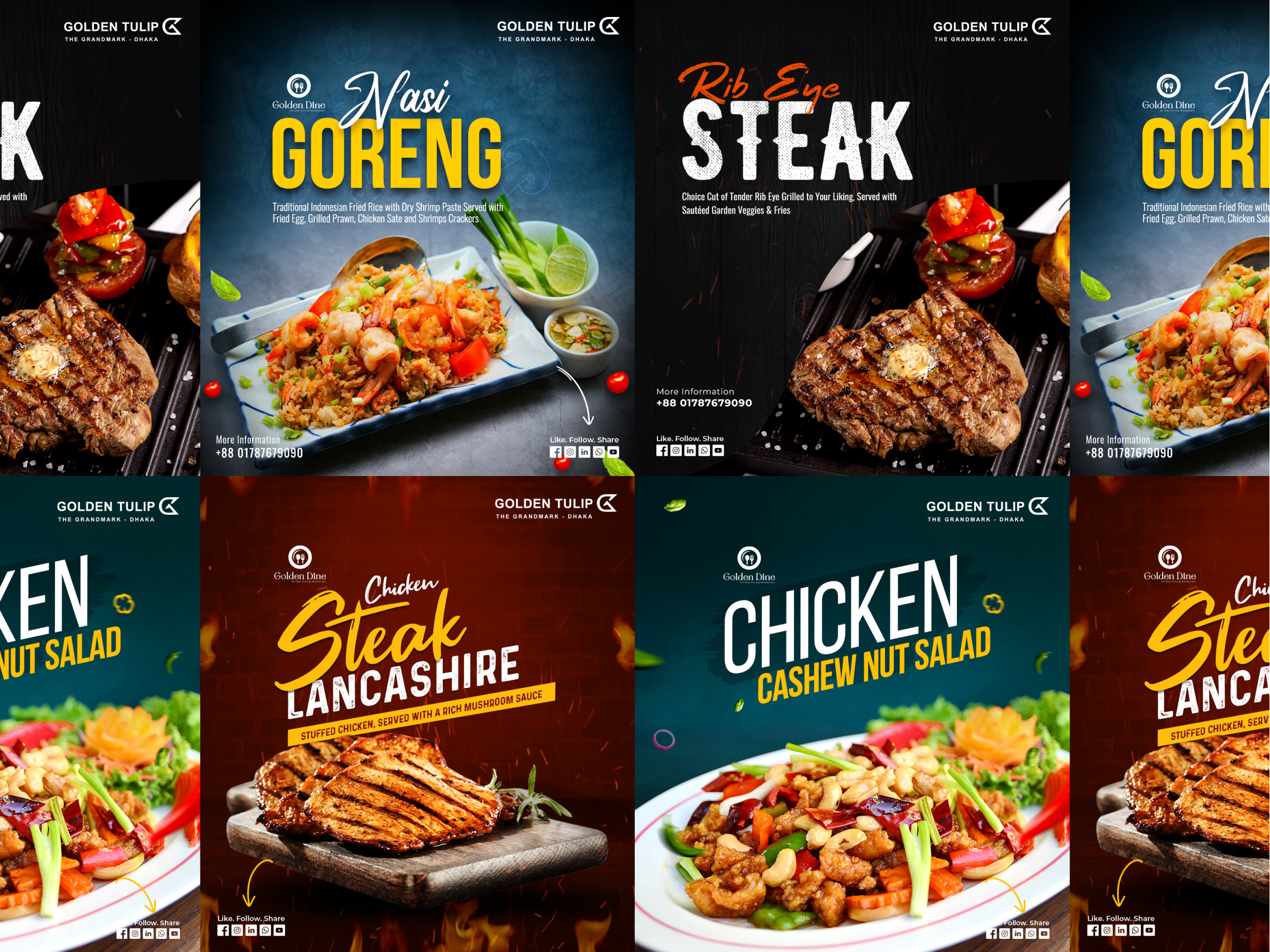 Food Instagram Post Design by Kamrul Islam 🏆 on Dribbble