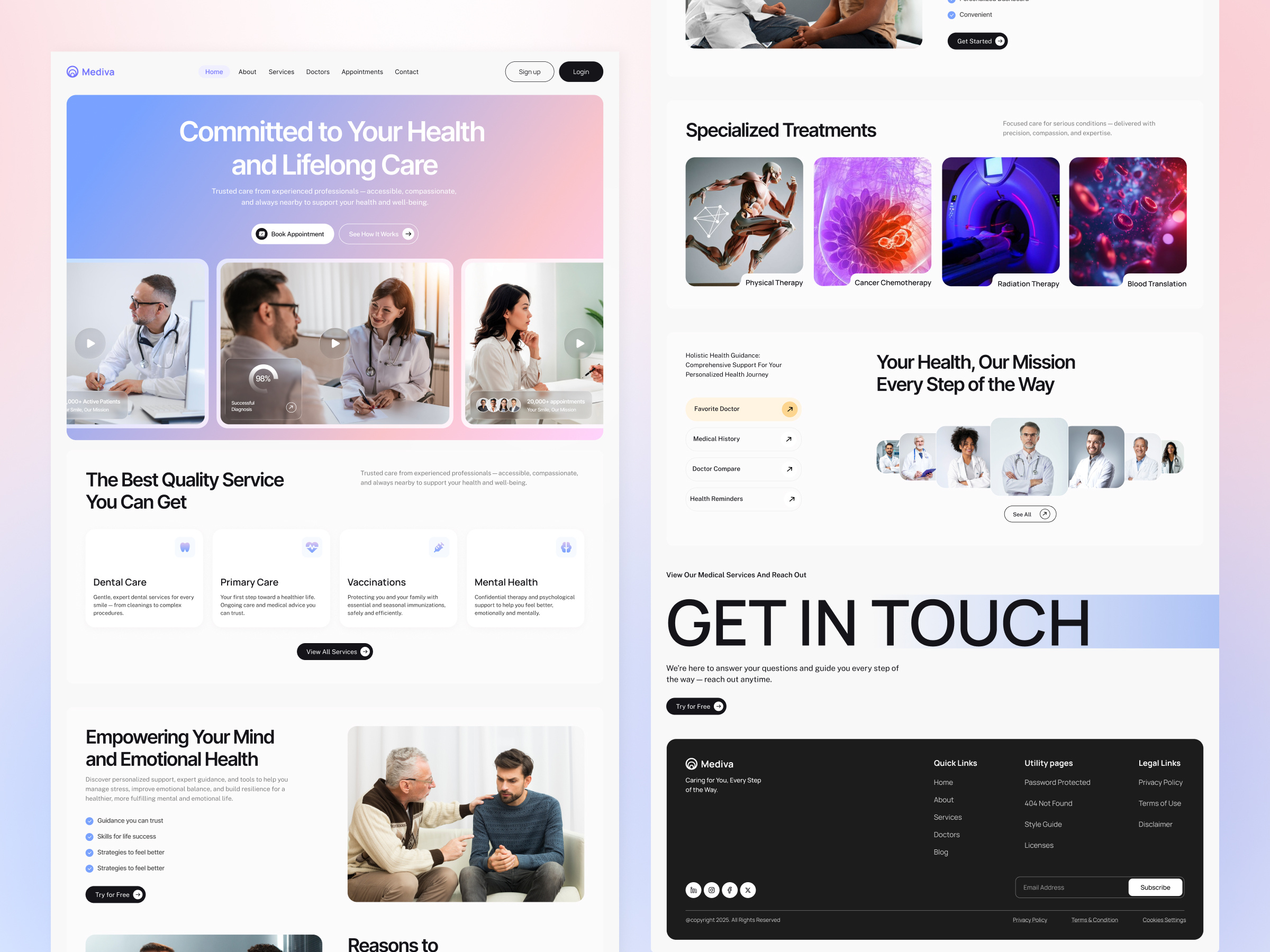 Mediva - Modern Healthcare Website - Clinic Website Design by Jabel ...