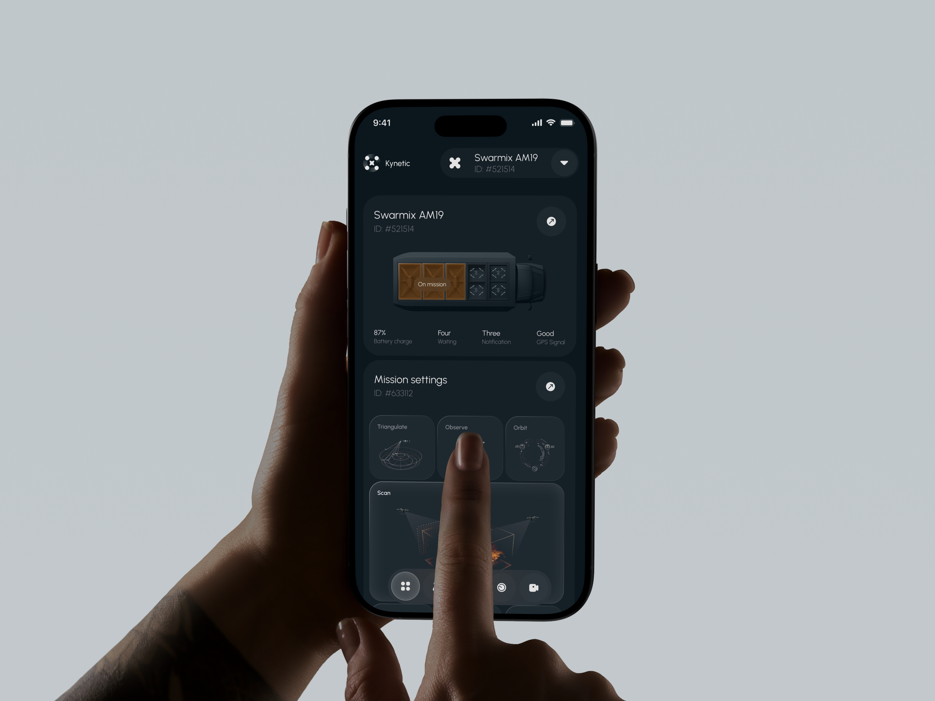 Kynetic - Drone Mission Control App by Jack R. for RonDesignLab ⭐️ on ...