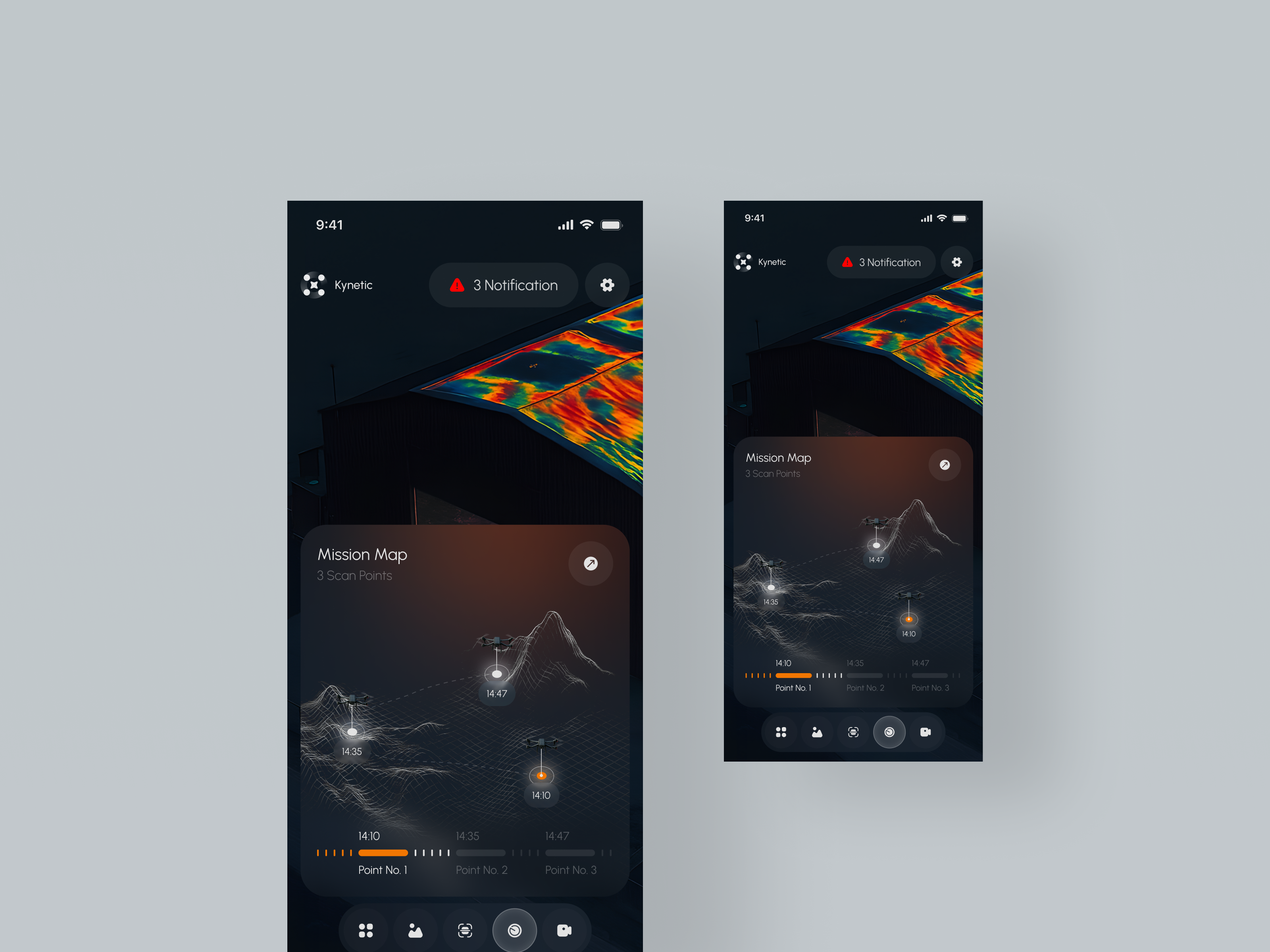 Kynetic - Drone Mission Control App by Jack R. for RonDesignLab ⭐️ on ...