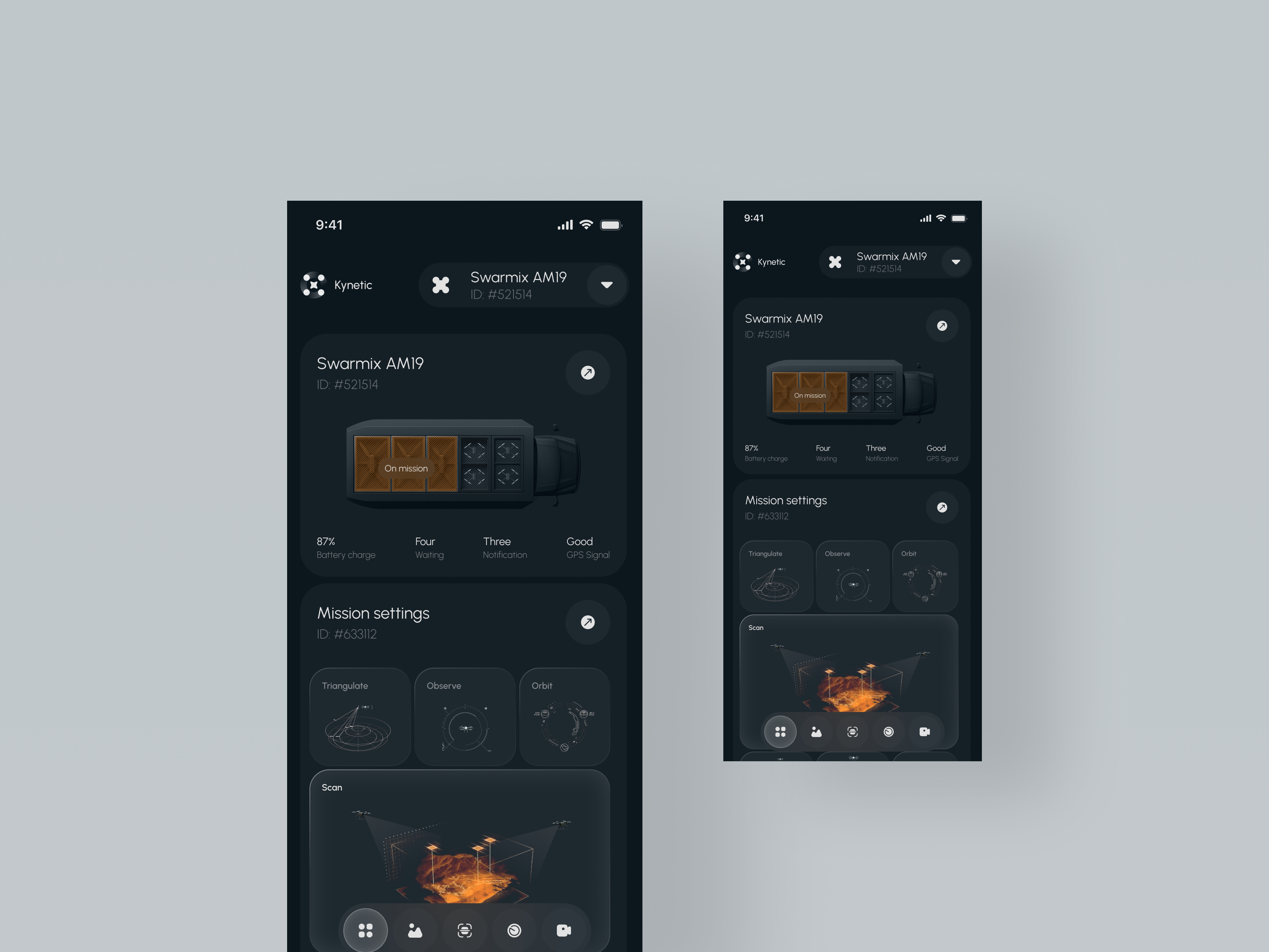 Kynetic - Drone Mission Control App by Jack R. for RonDesignLab ⭐️ on ...