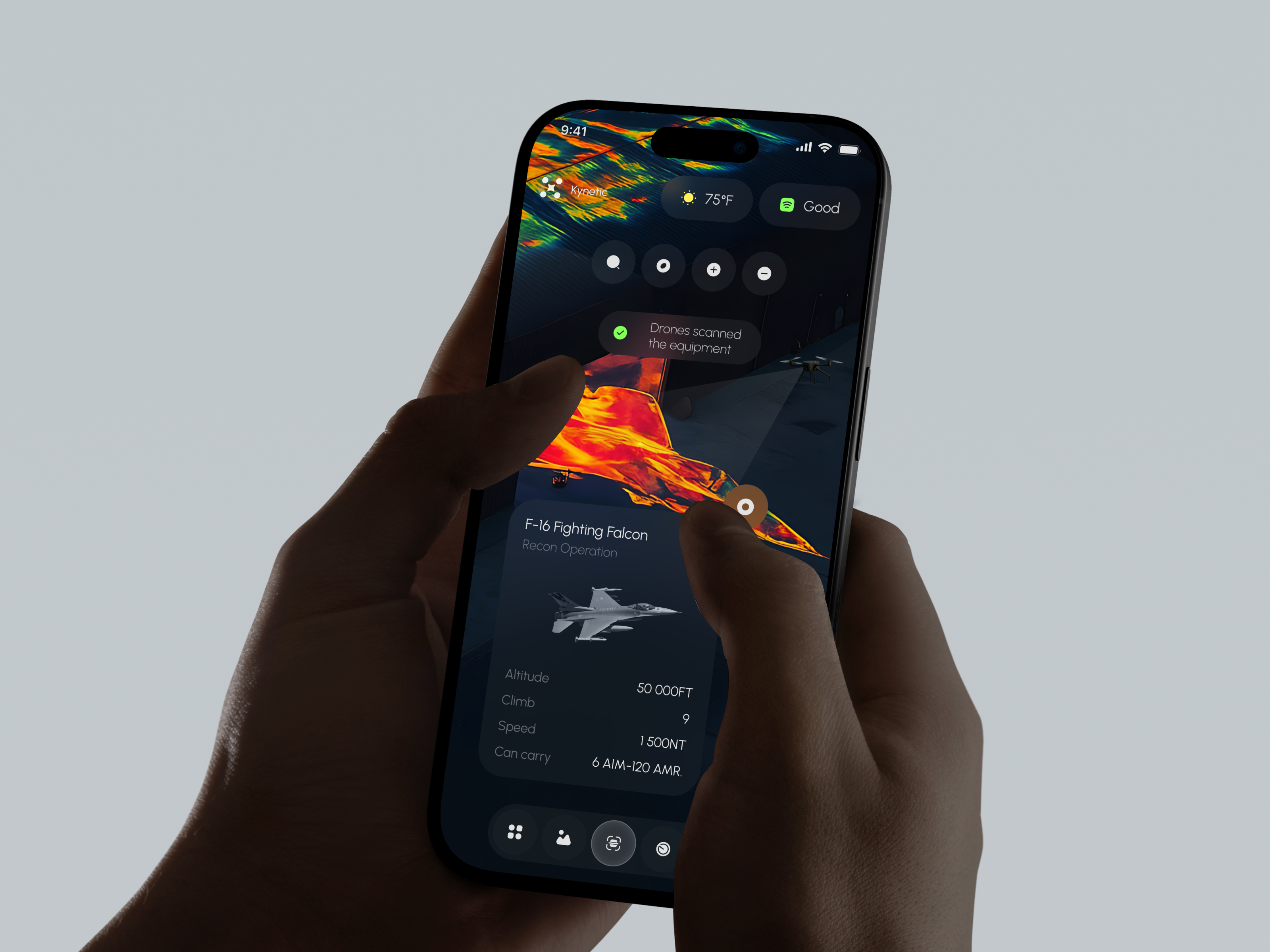 Kynetic - Drone Mission Control App by Jack R. for RonDesignLab ⭐️ on ...