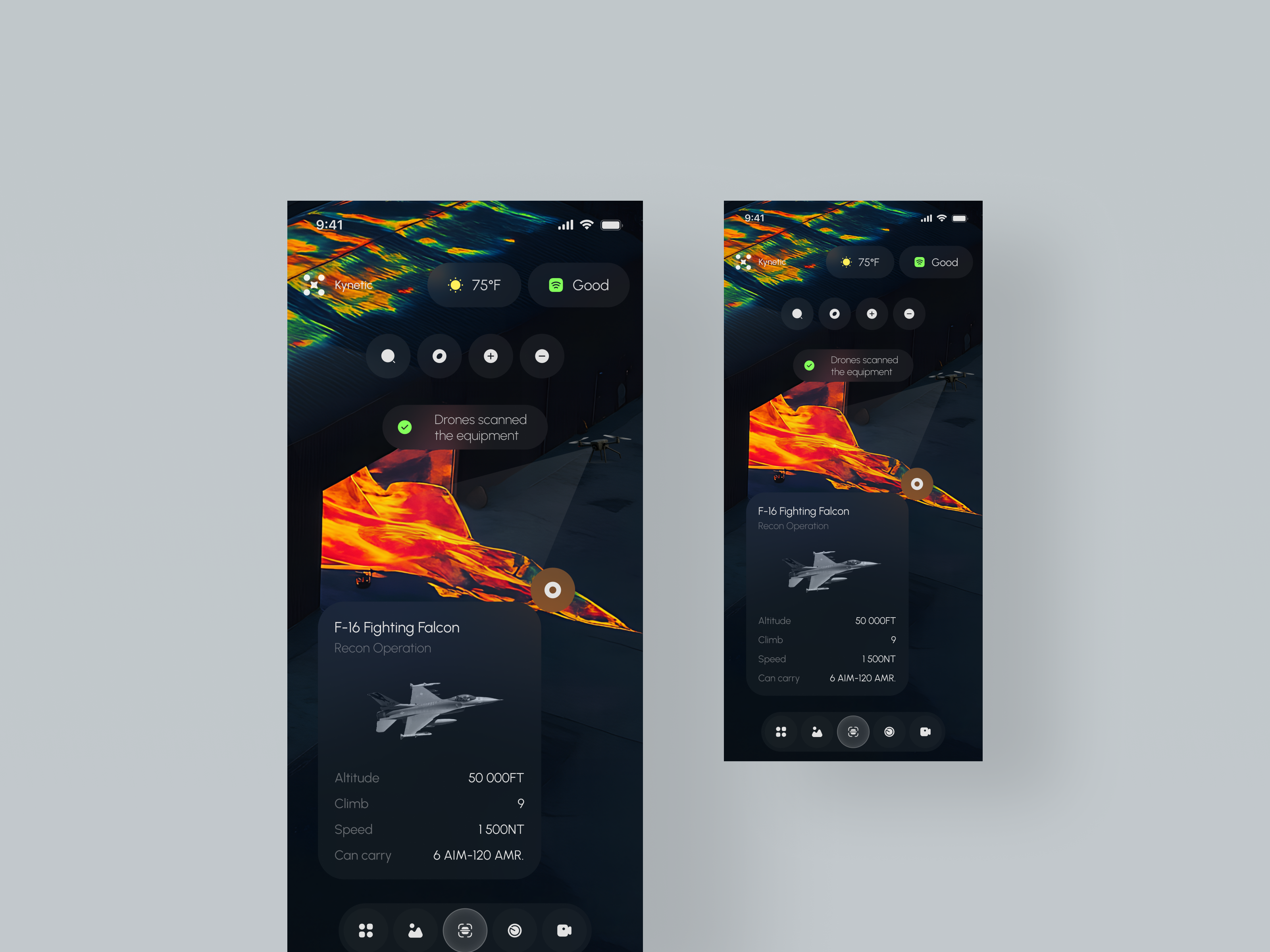 Kynetic - Drone Mission Control App by Jack R. for RonDesignLab ⭐️ on ...