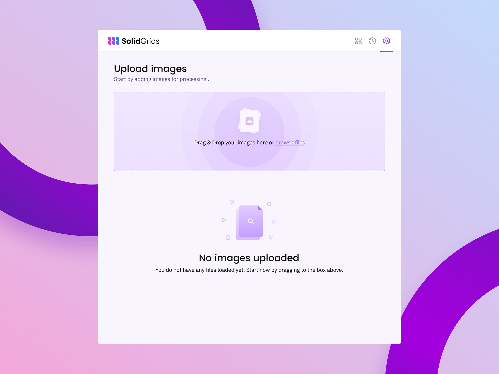 SolidGrids / Web App by Simple Studio® on Dribbble