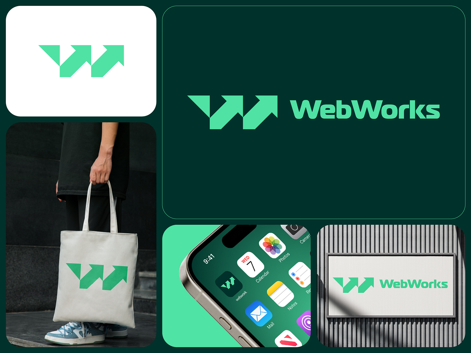 WebWorks - Accounting and Finance Logo by Rubel Hossen on Dribbble