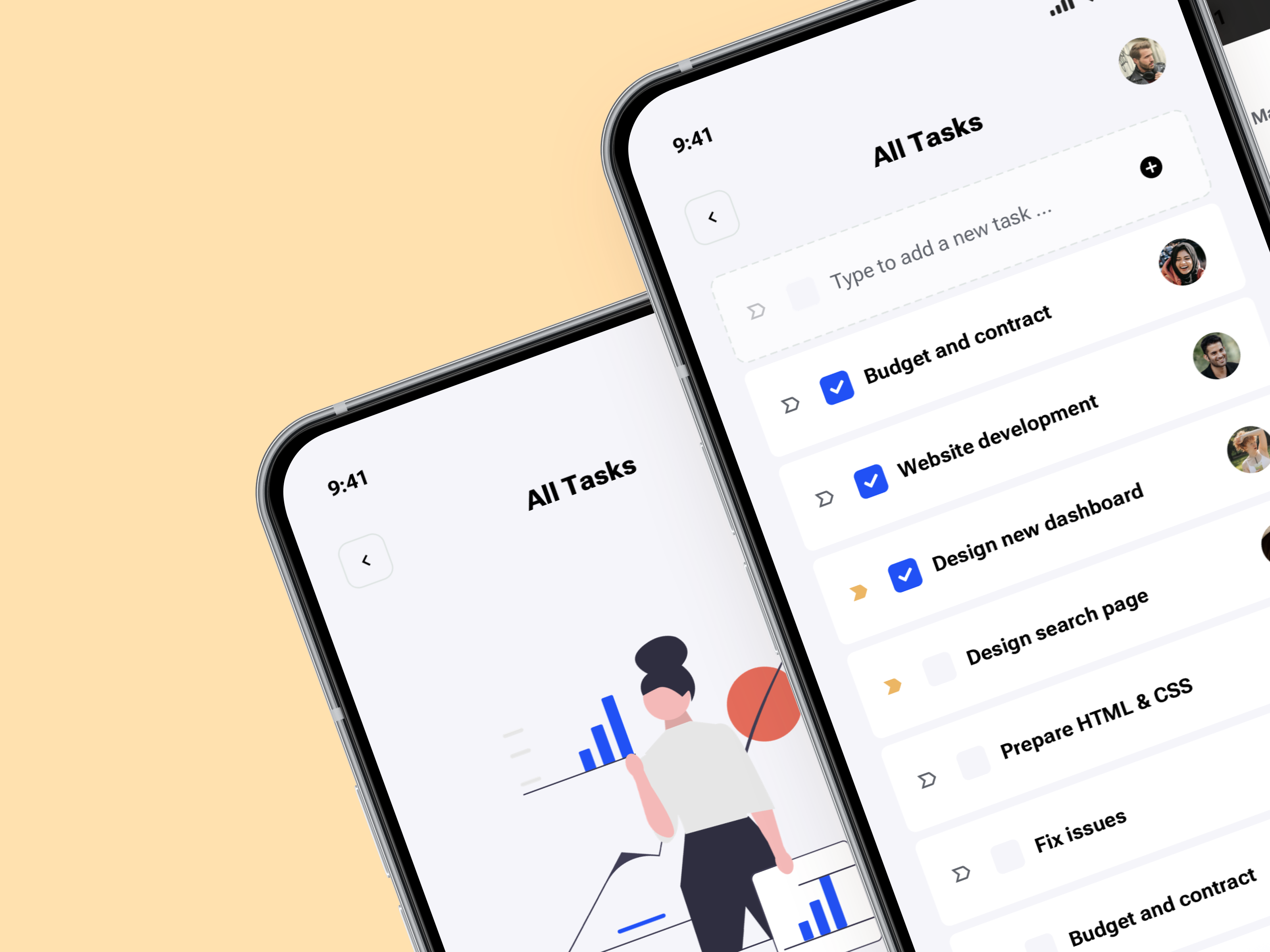 Tasks List - Revu UI kit by WhiteUI.Store on Dribbble