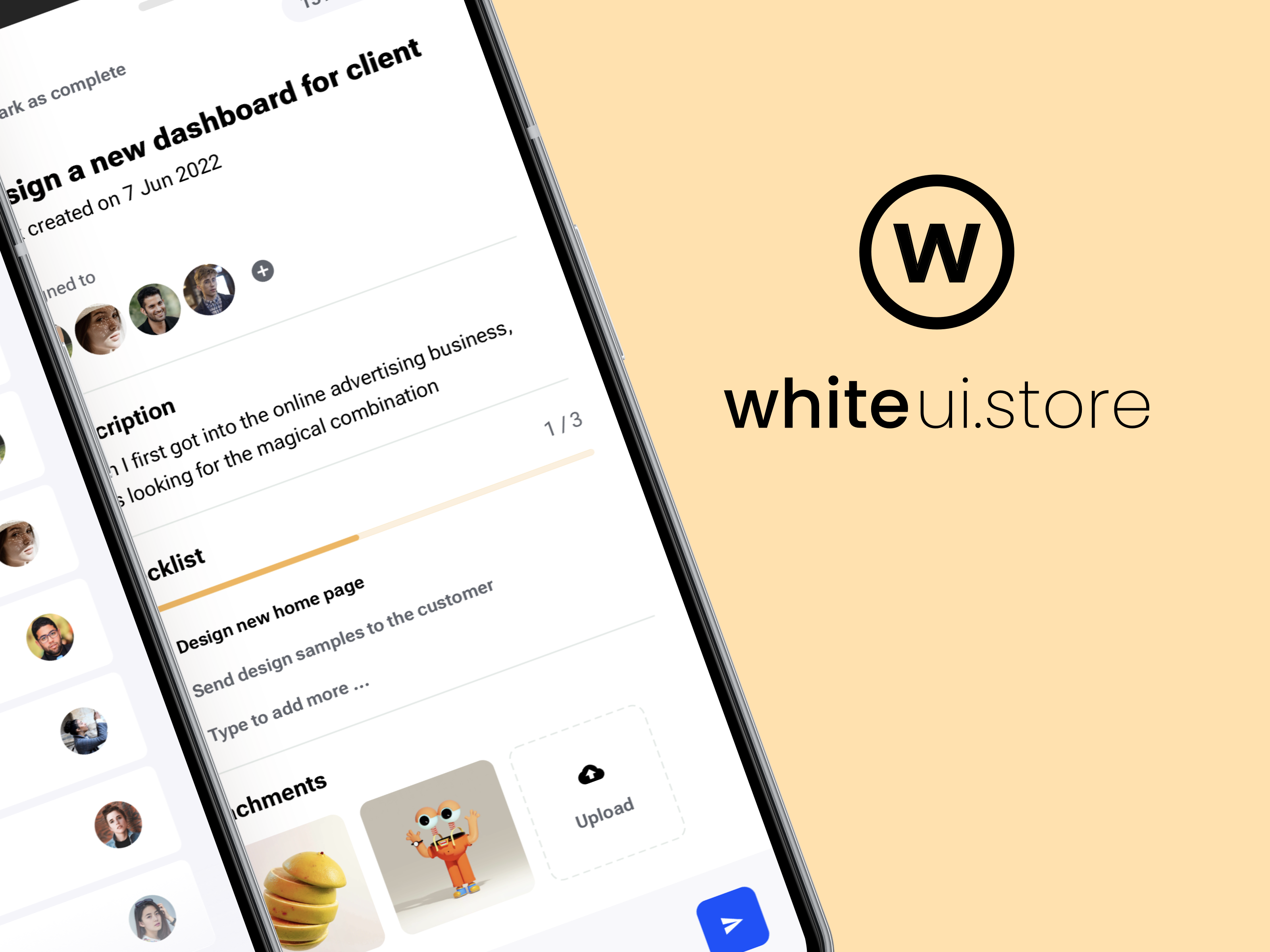 Tasks List - Revu UI kit by WhiteUI.Store on Dribbble