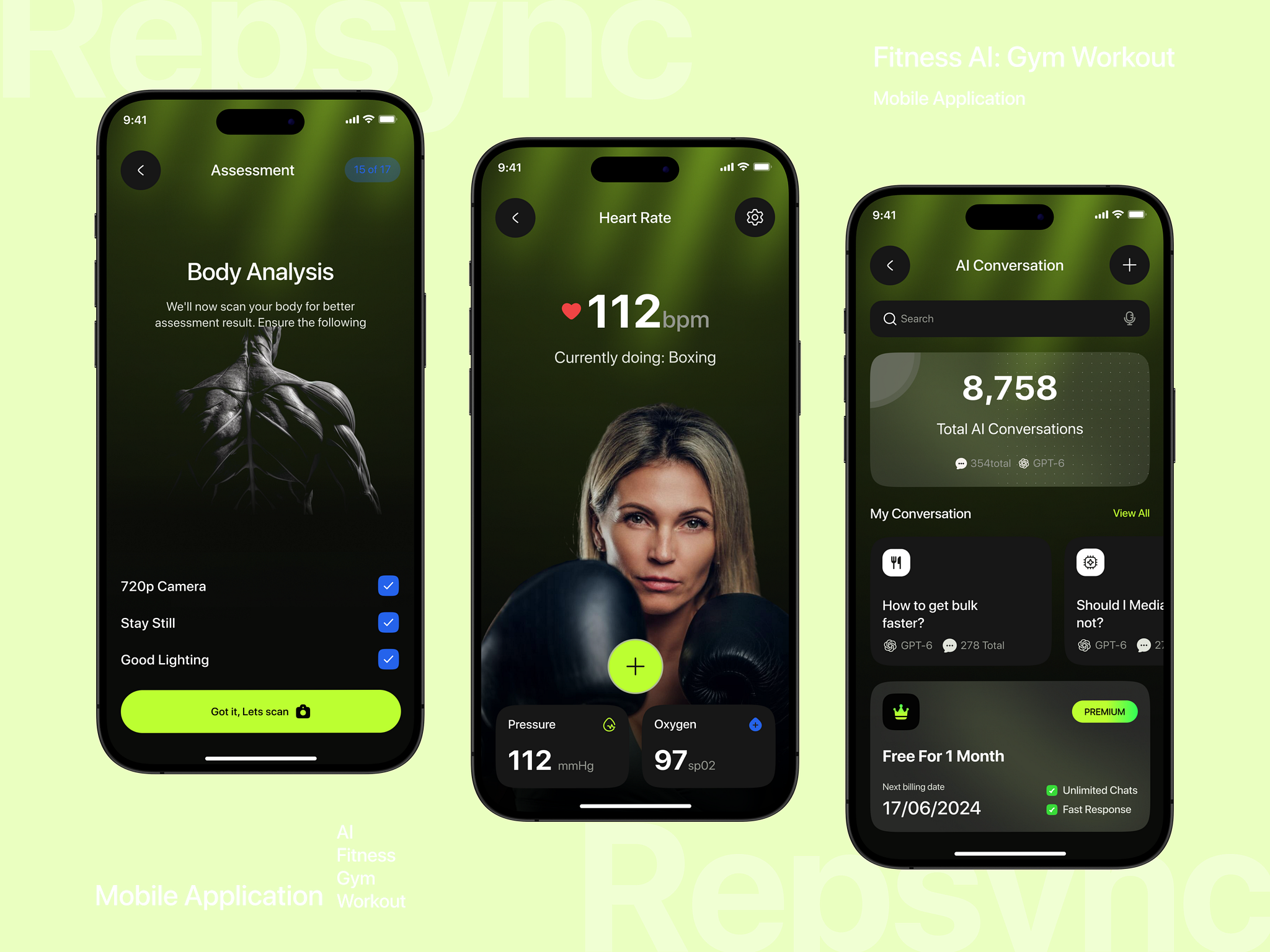 Fitness AI: Gym Workout Planner App UI/UX Design by Sakib Tohofa on ...