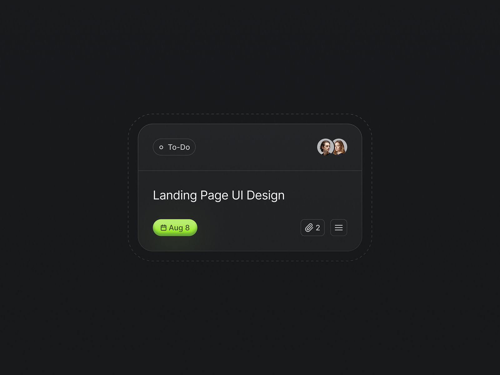 Task Card UI Design by Rustam Muradov on Dribbble