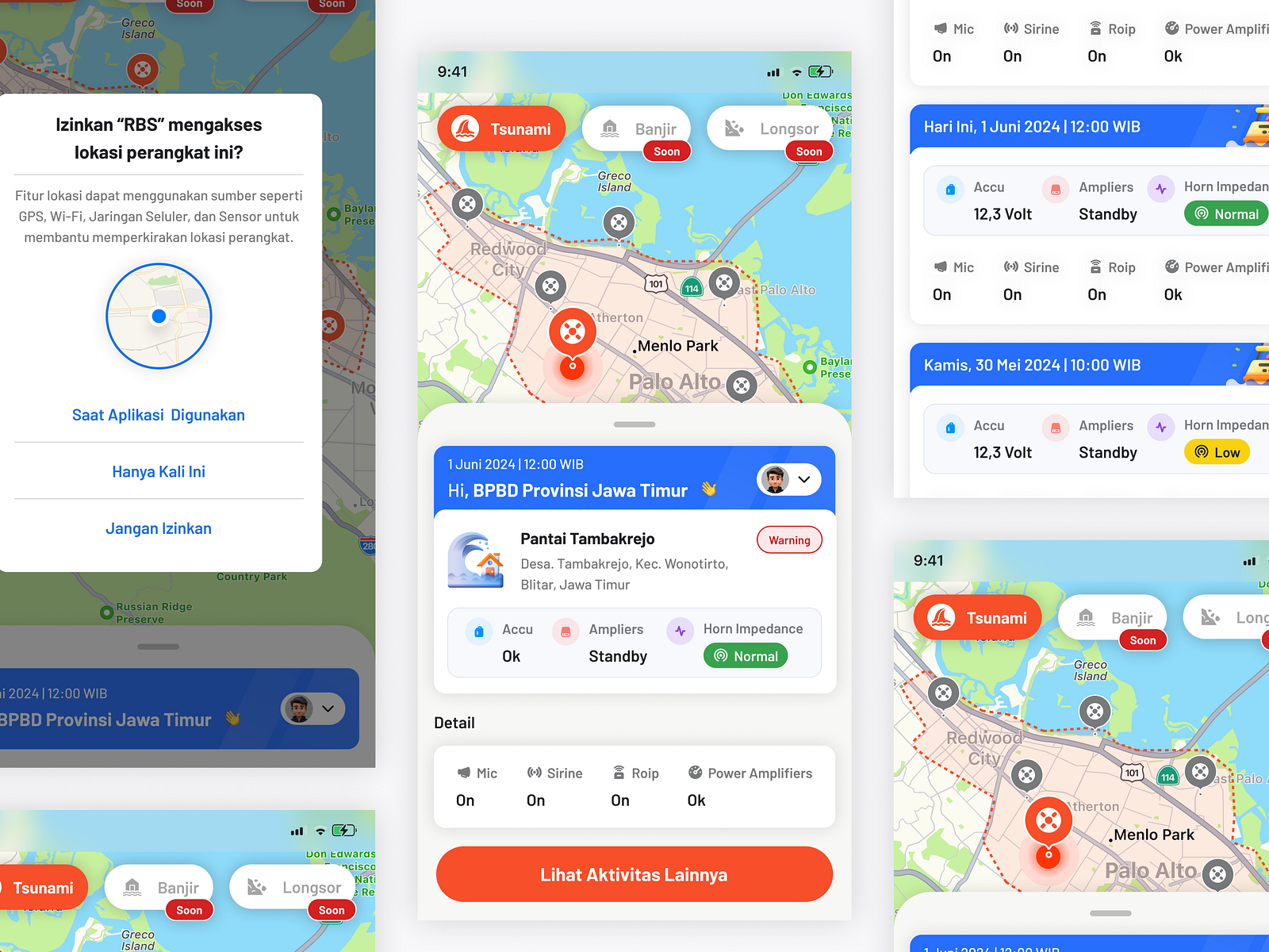 Disaster Alert Mobile Apps by Yogi Muhammad Irshad on Dribbble