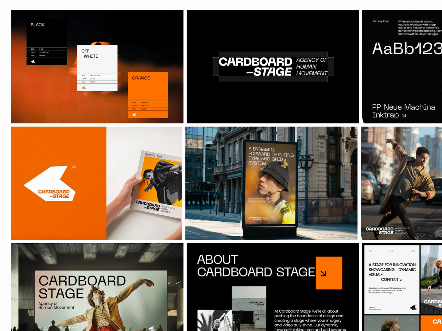 Premium Fashion Branding | Cardboard Stage by Orbix Studio on Dribbble