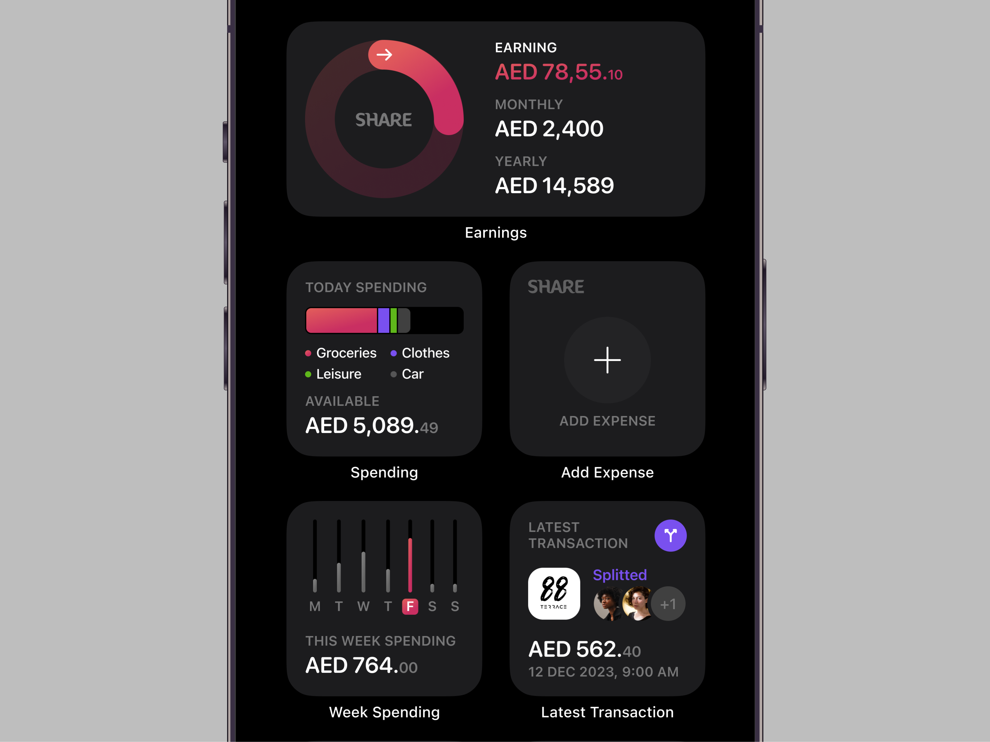 Finance Widgets for iOS by Roman Vorokhib on Dribbble