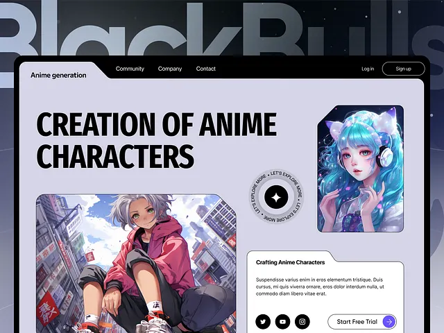 Anime UI designs, themes, templates and downloadable graphic elements ...