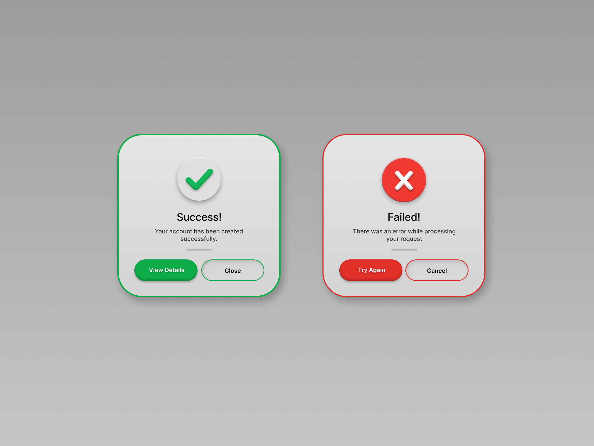 Flash Message / Cards - Daily UI Challenge 11 by Bhavana on Dribbble