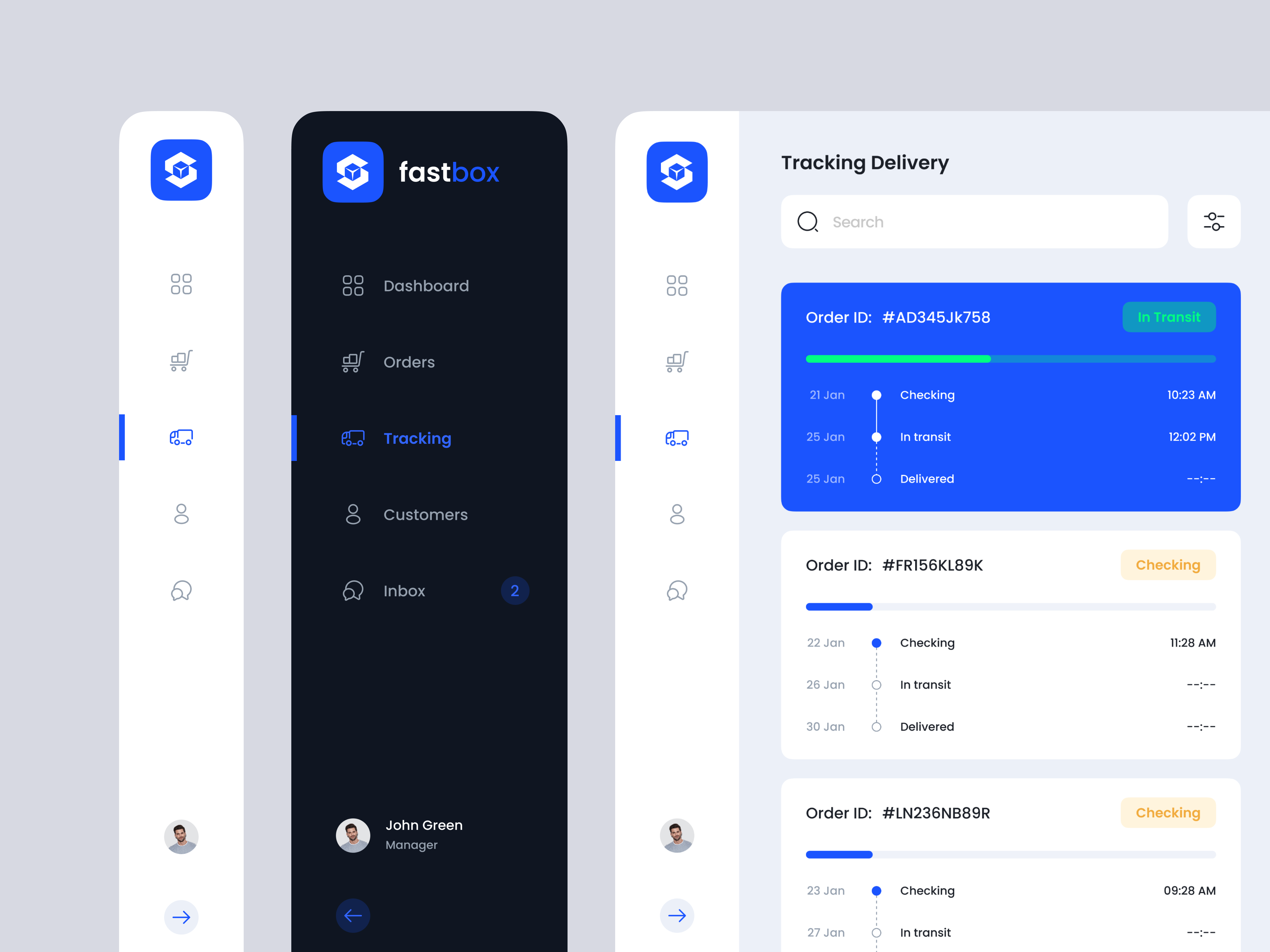 Fastbox — logistics platform by Liza Kostoreva for Fireart Studio on ...