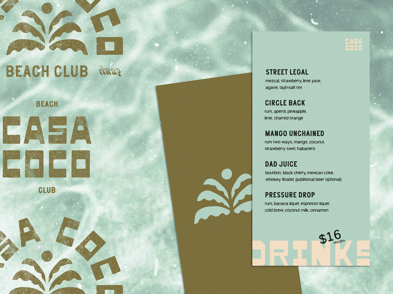 Casa Coco Beach Club by Forrest Williams ︎ on Dribbble