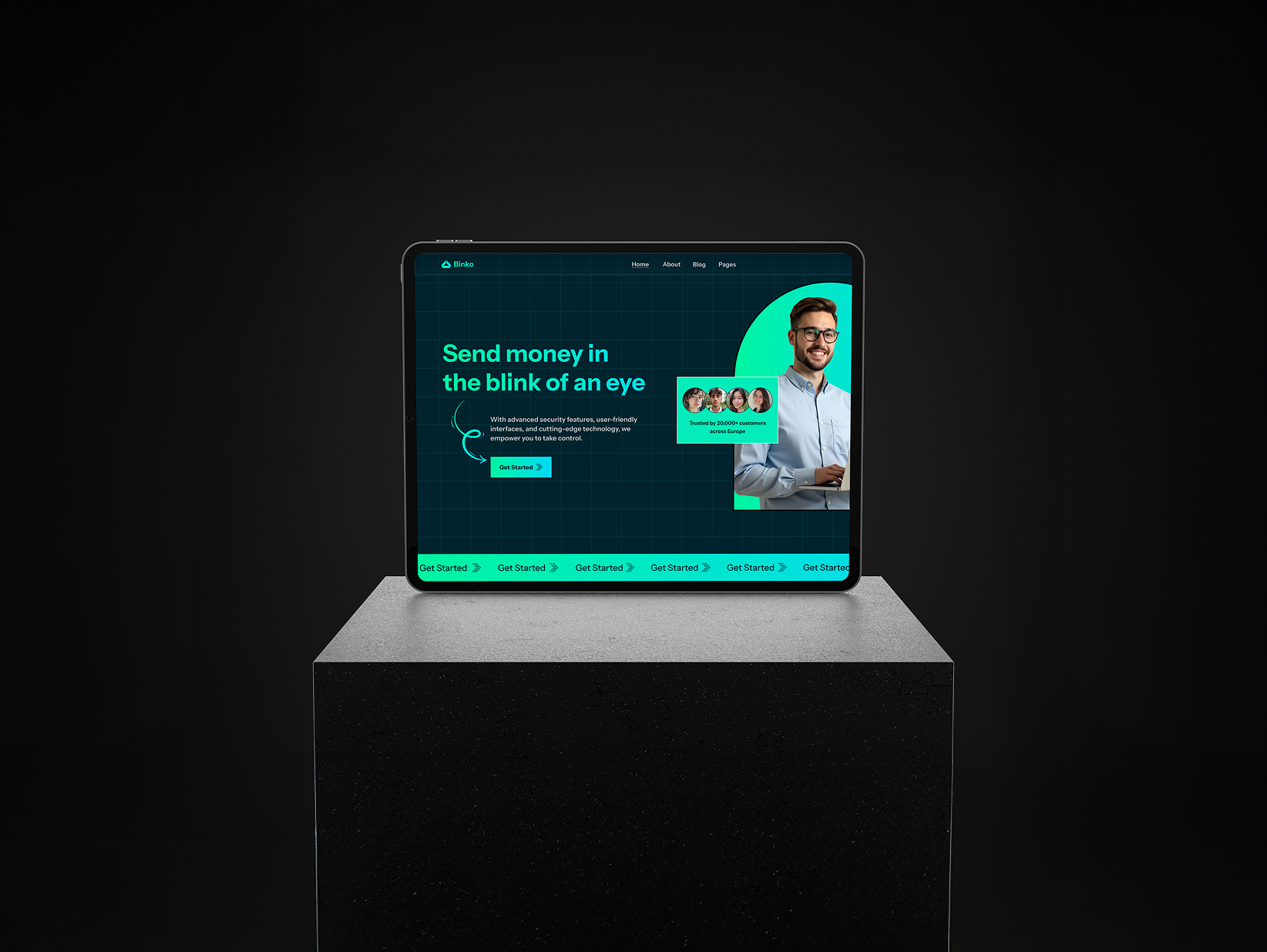 Banking website design by Abrar Akib on Dribbble