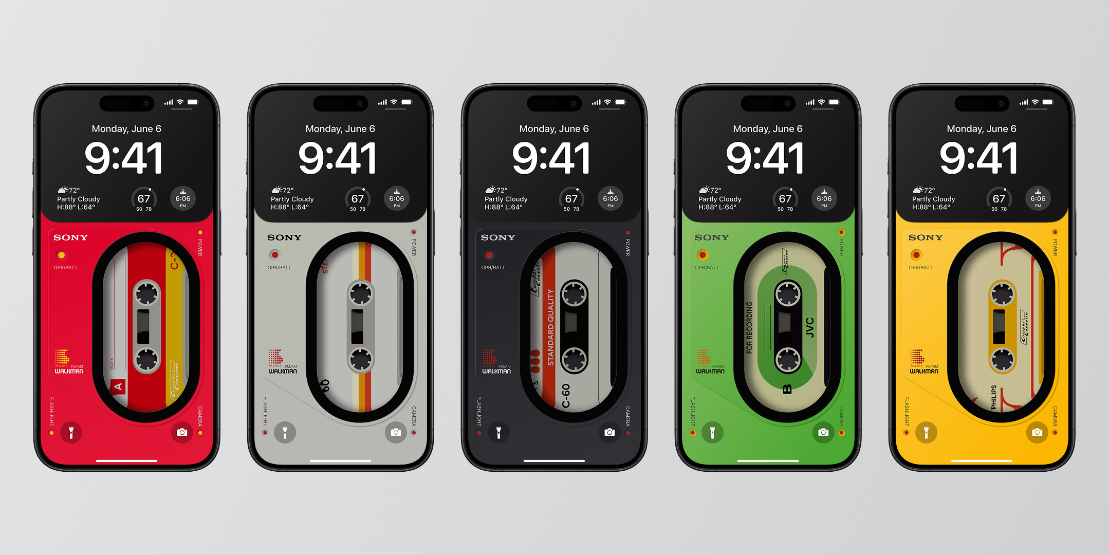 Walkman Cassette Wallpaper Pack by ogerx on Dribbble