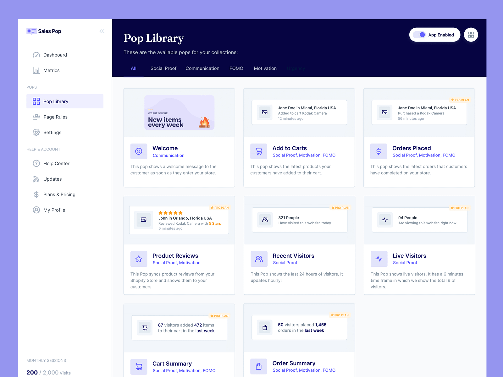 POP! Sales & Live Activity Pop by JP Casabianca on Dribbble
