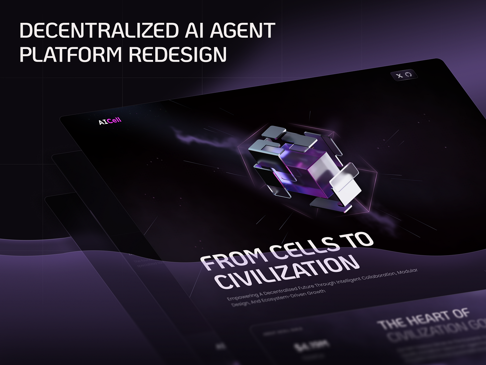 AIcell - Ai landing page by UX SAJIB🔥 on Dribbble